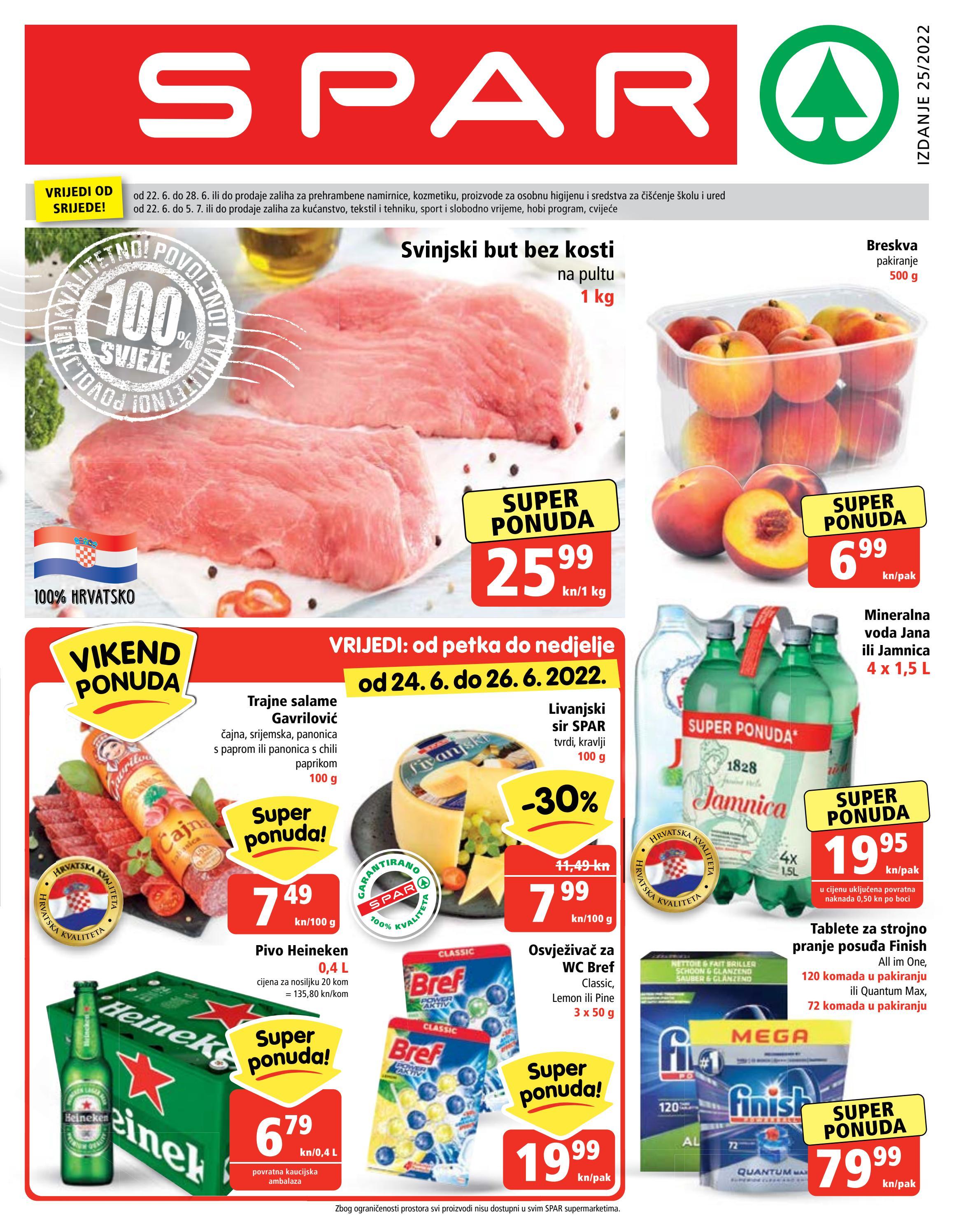 Spar katalog od 22.06.-05.07.2022. by Catalog.hr - Issuu