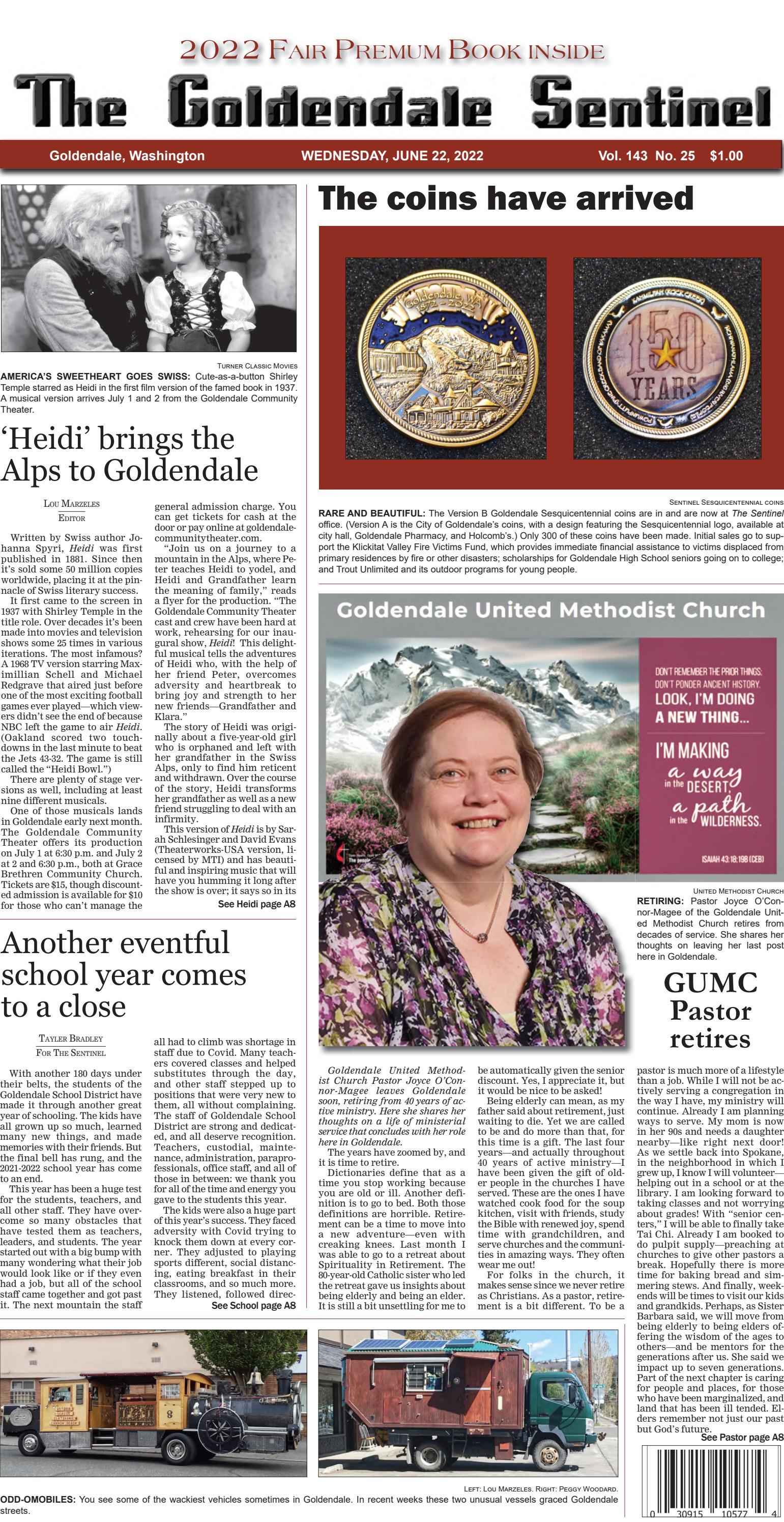 Goldendale Sentinel June 22, 2022 by Goldendale Sentinel - Issuu