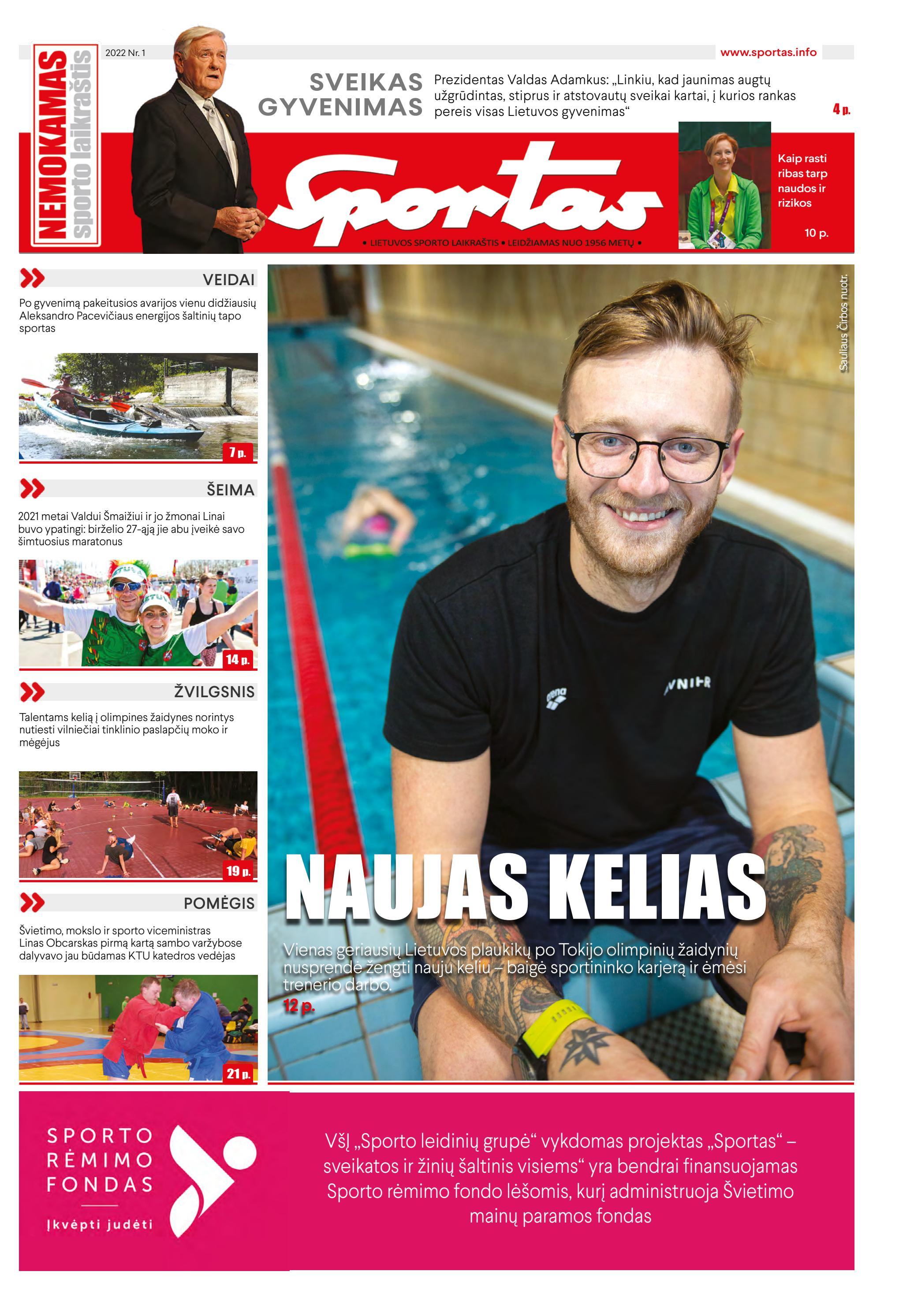 SPORTAS NR 1 / 2022 by UTENOS UTENIS - Issuu