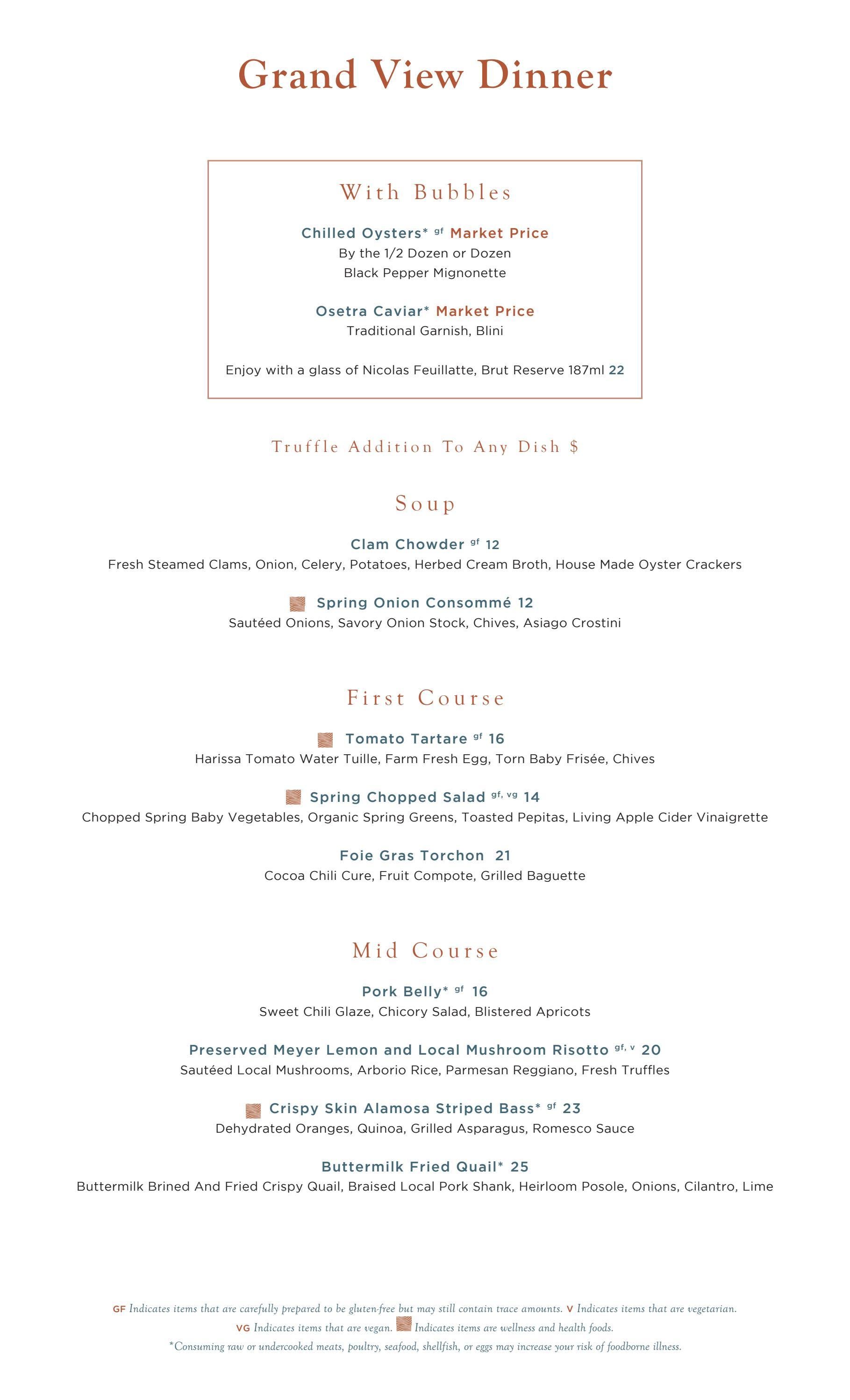Grand View Summer Menu 2022 by gardenofthegodsresortandclub - Issuu