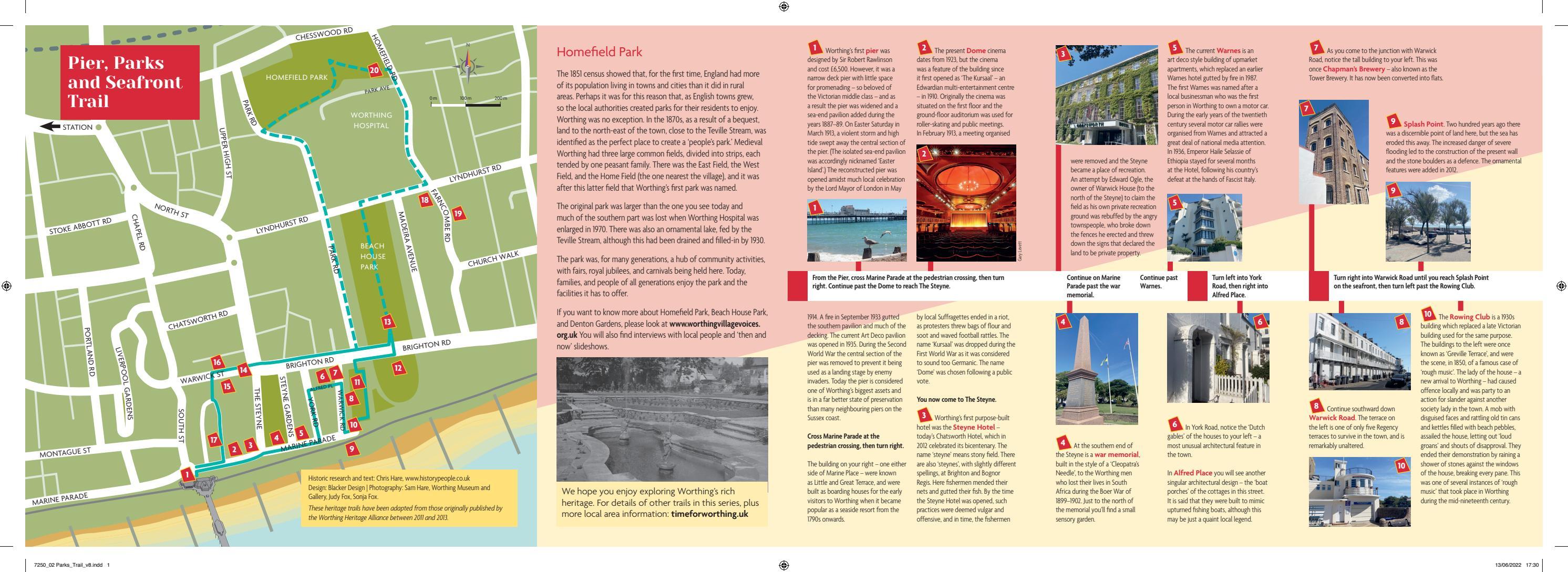 Worthing Heritage Trail- Pier Parks & Seafront by TimeforWorthing - Issuu