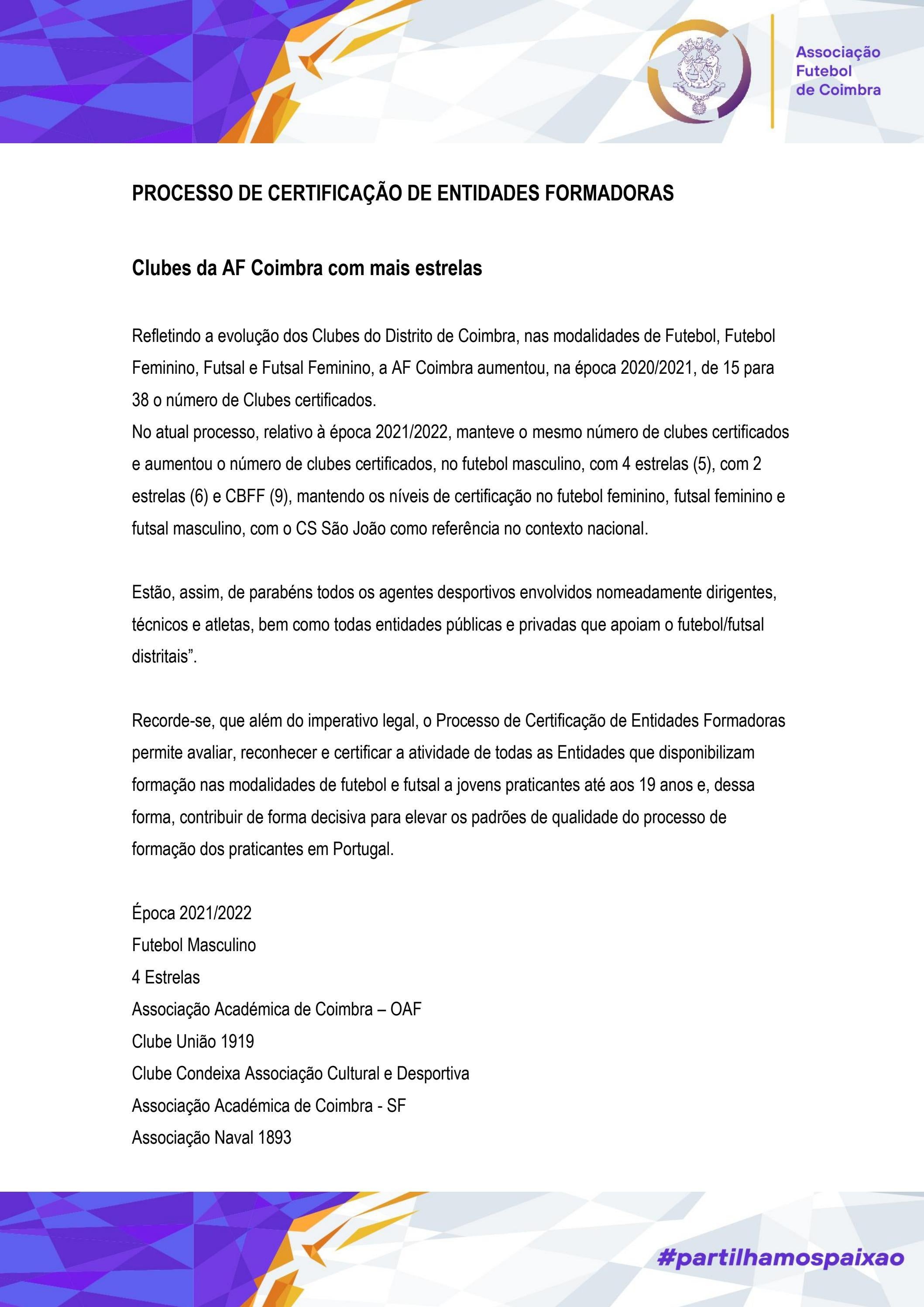 Certificação de Entidades Formadoras e Licenciamento AF Coimbra by ...