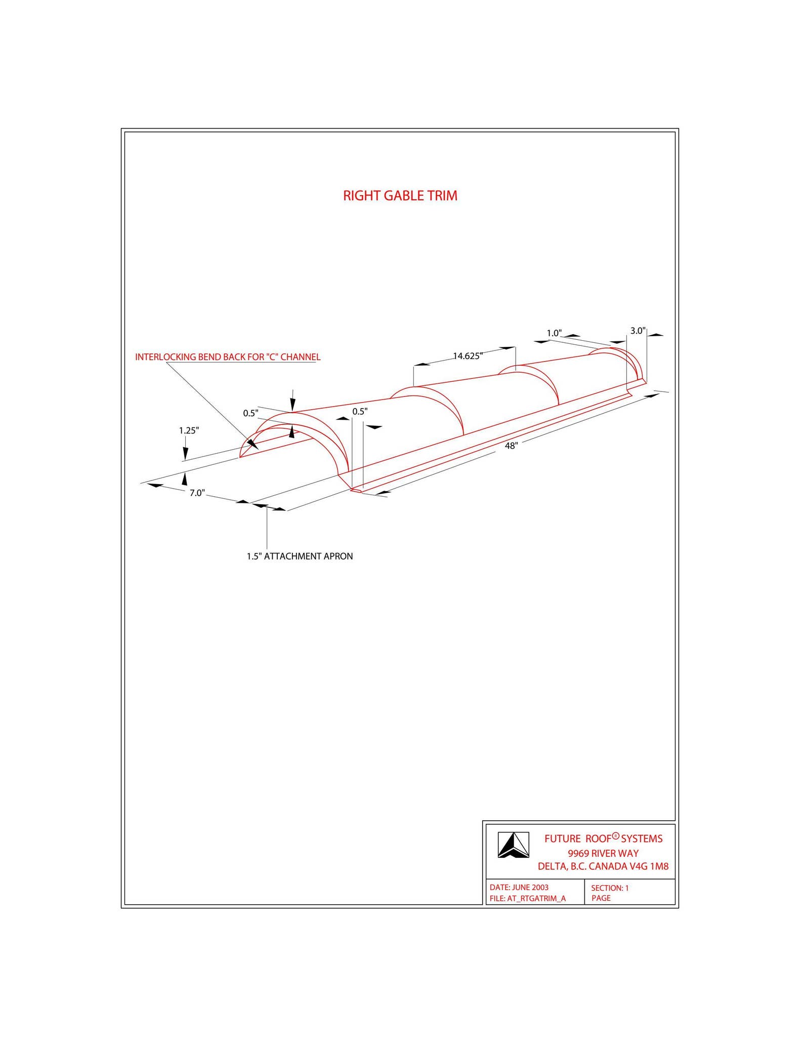 CAD Details Future Roof Tile by Interlock Metal Roofing - Issuu
