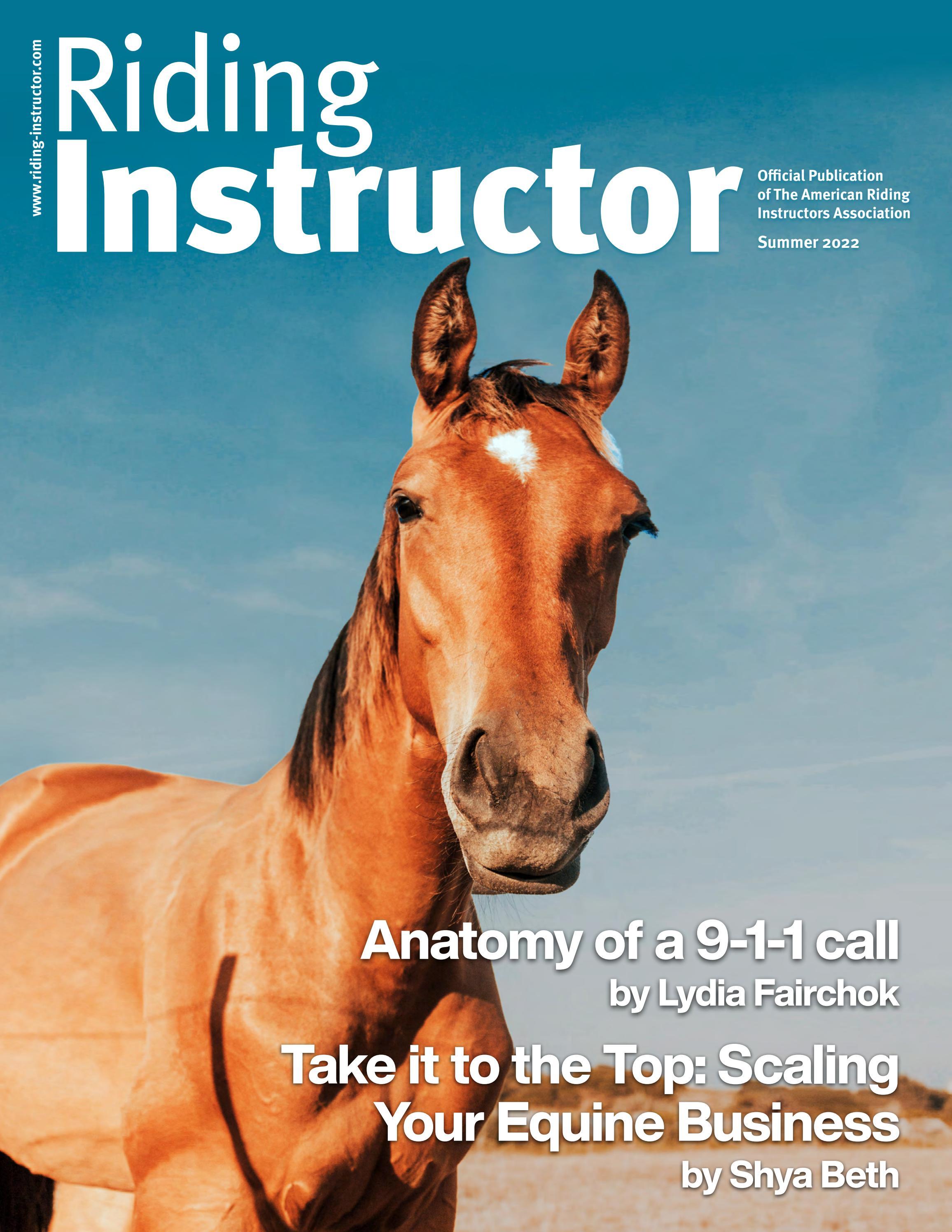 Riding Instructor magazine Summer 2022 by americanridinginst - Issuu