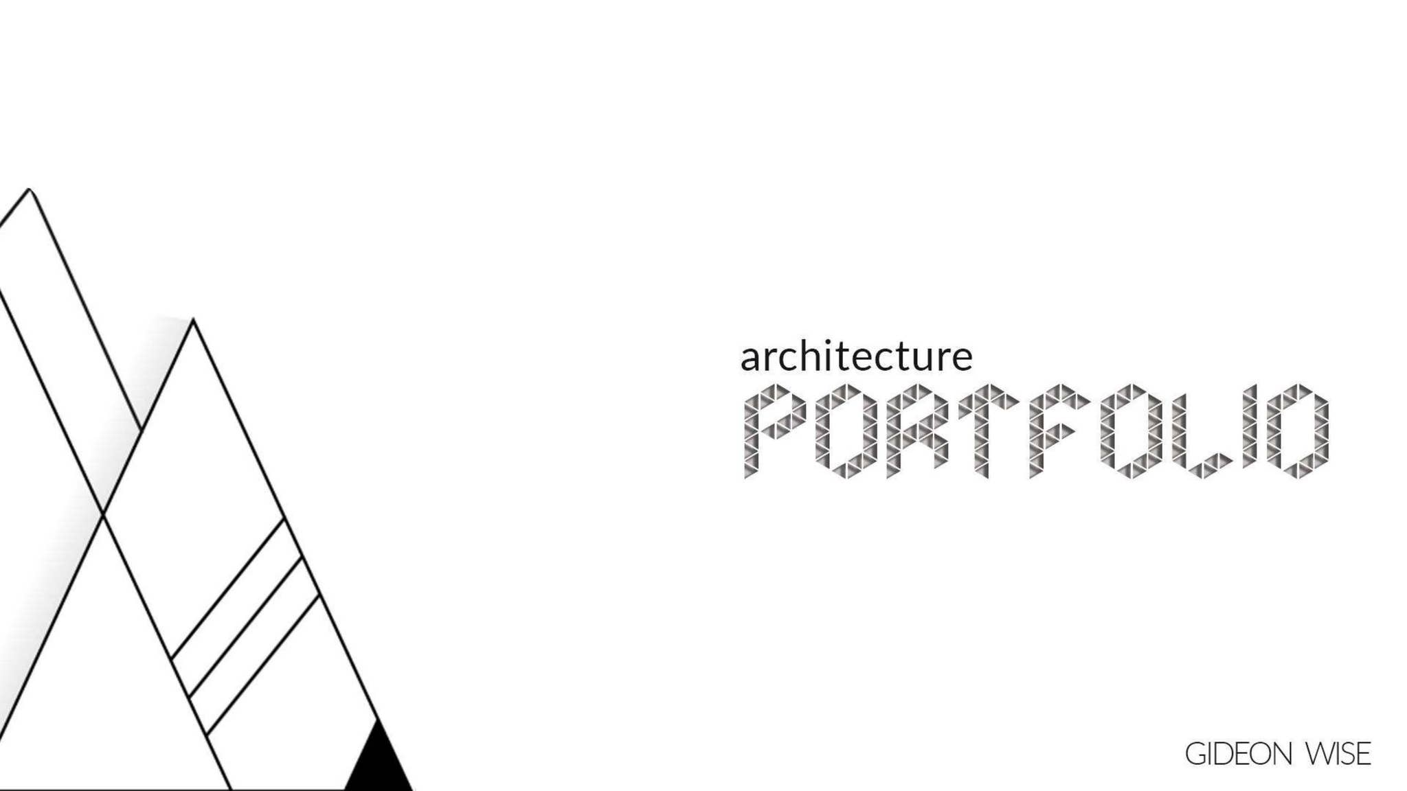 Gideon Wise Portfolio 2022 by Gideon Wise - Issuu