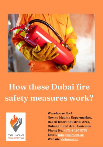 How these Dubai fire safety measures work? by safetyuae - Issuu