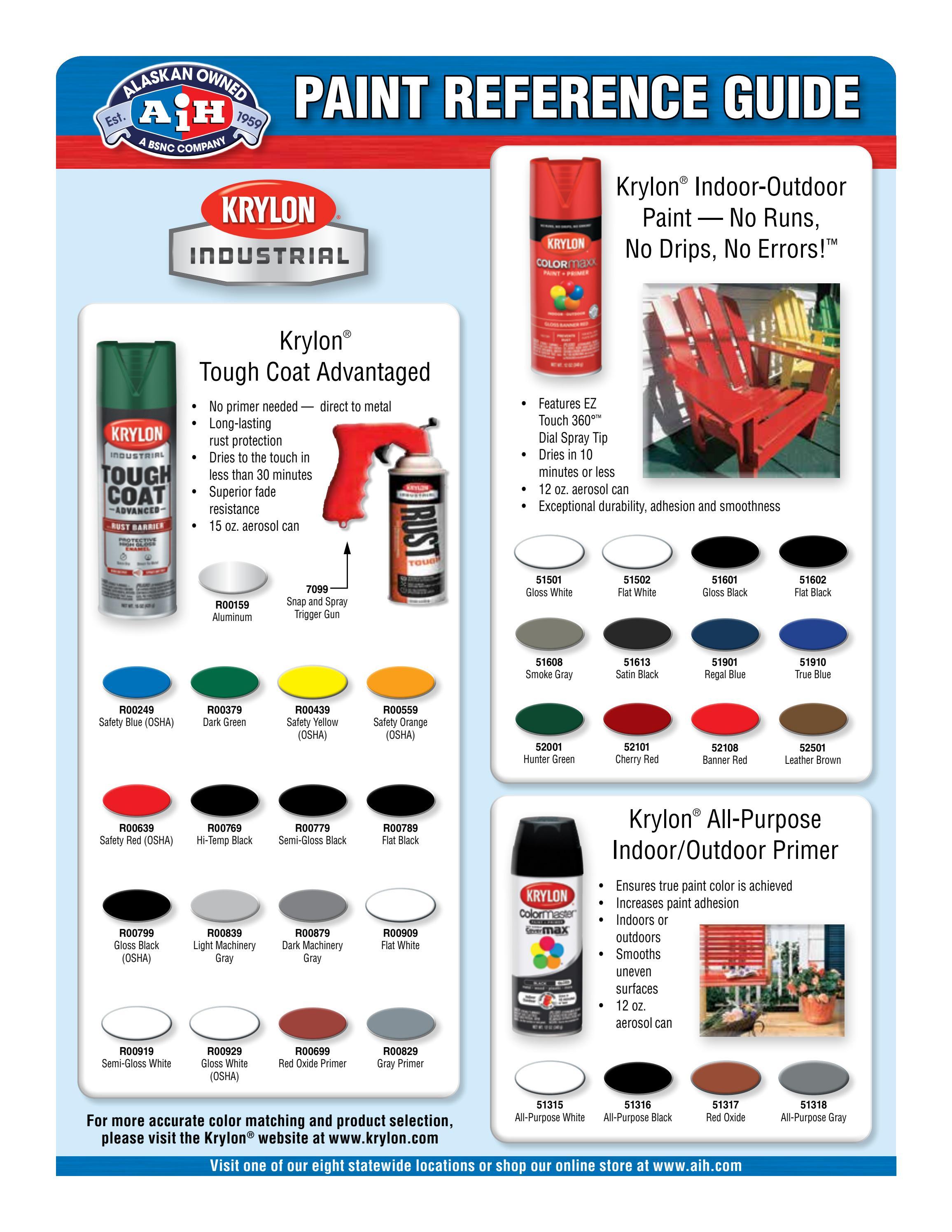 Paint Reference Guide by Alaska Industrial Hardware - Issuu