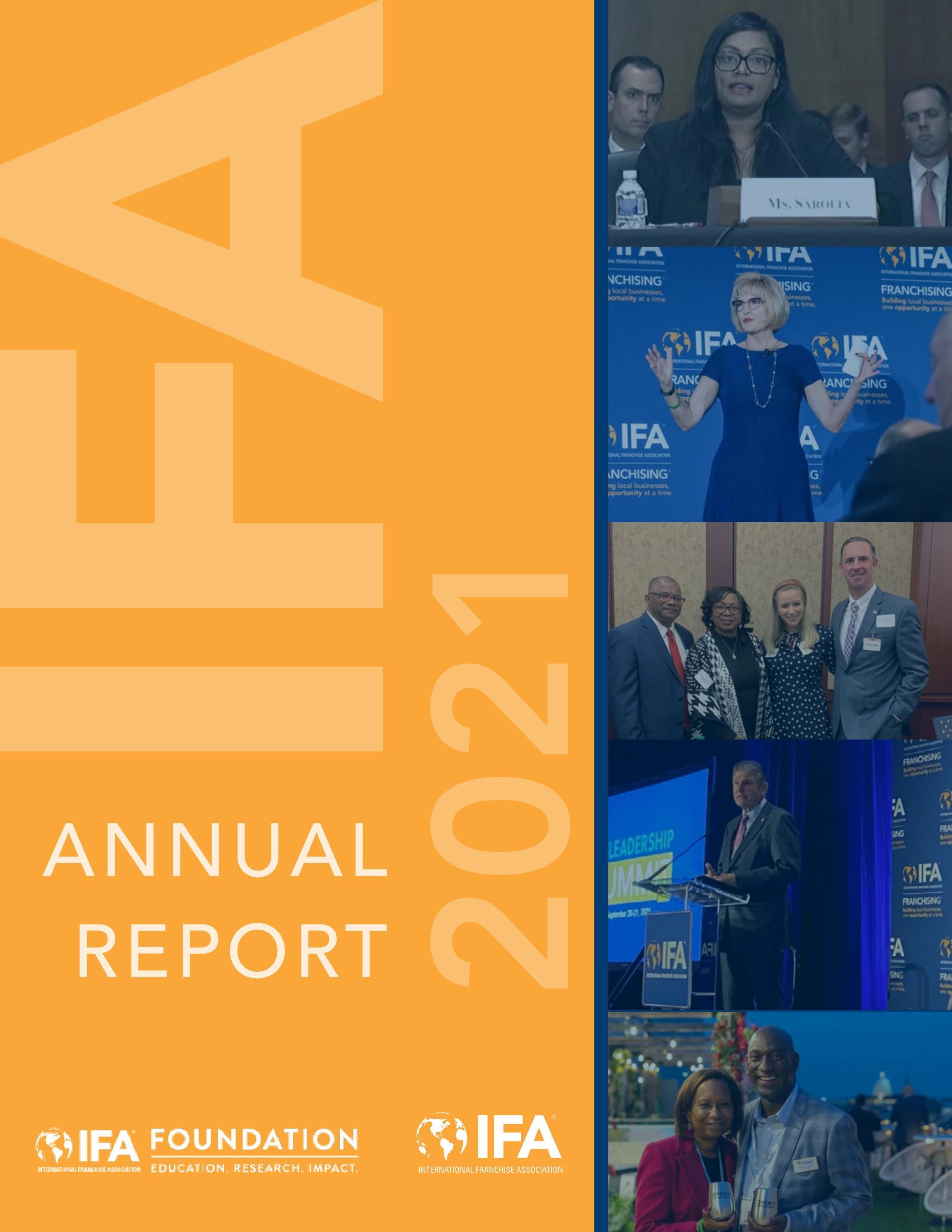 2021 IFA Annual Report by International Franchise Association - Issuu