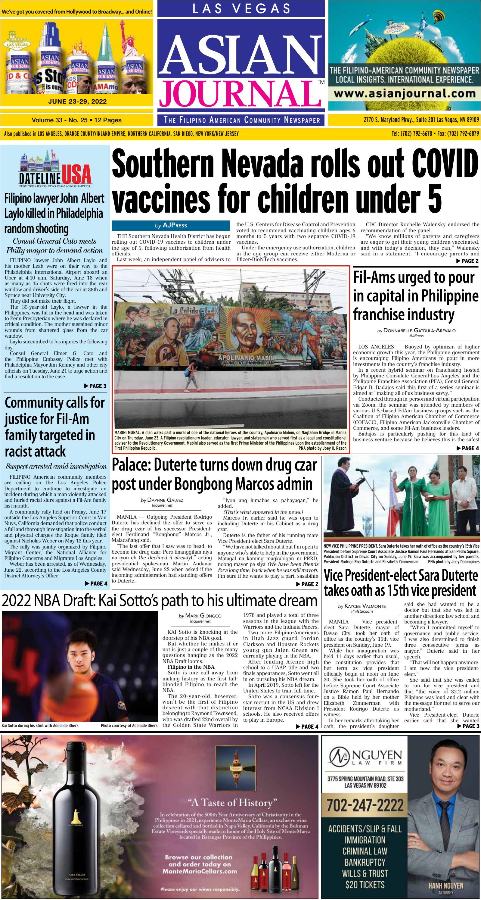 062322 - Las Vegas Edition by Asian Journal Community Newspapers - Issuu