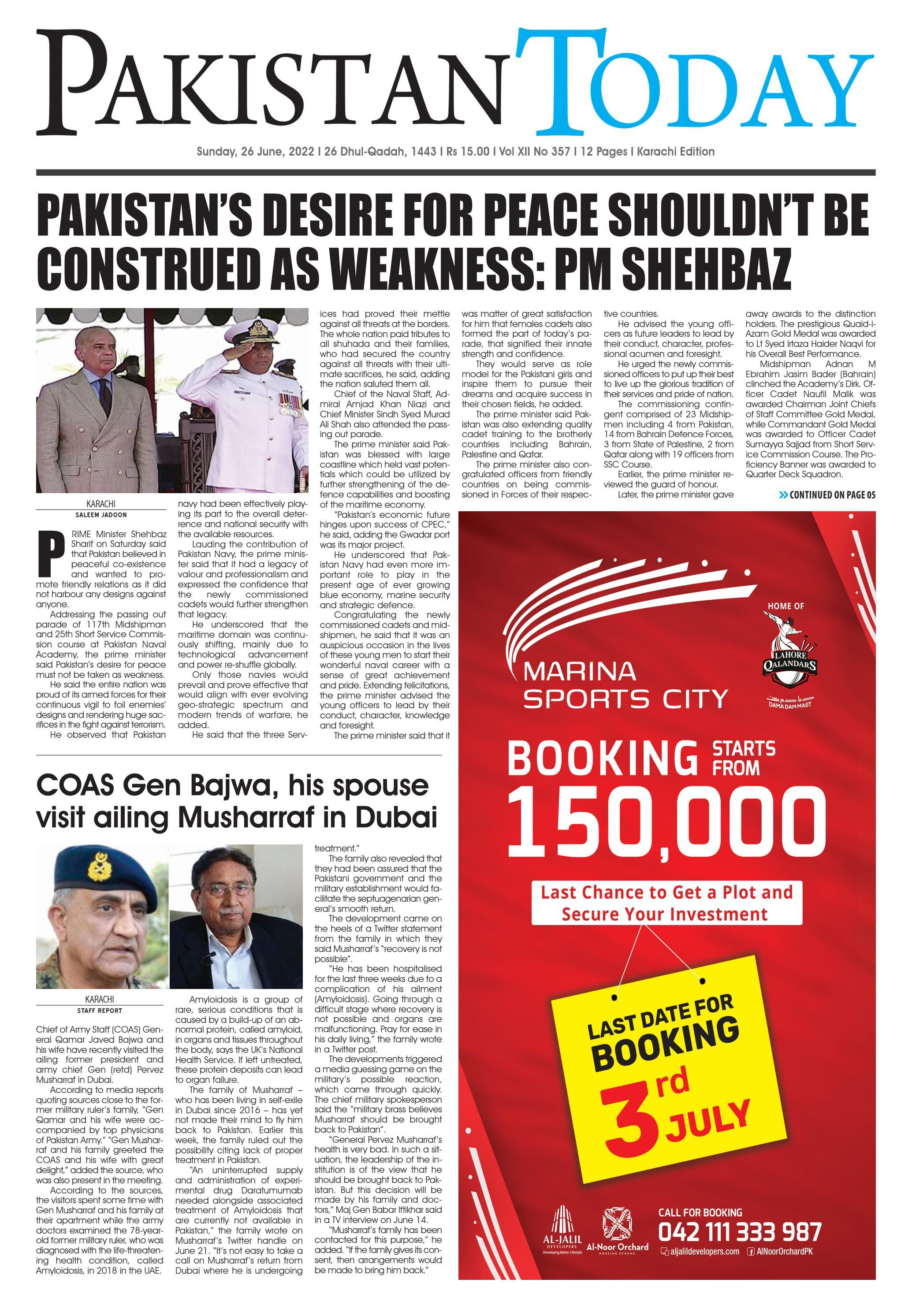 Epaper_22-6-26 KHI by Pakistan Today - Issuu