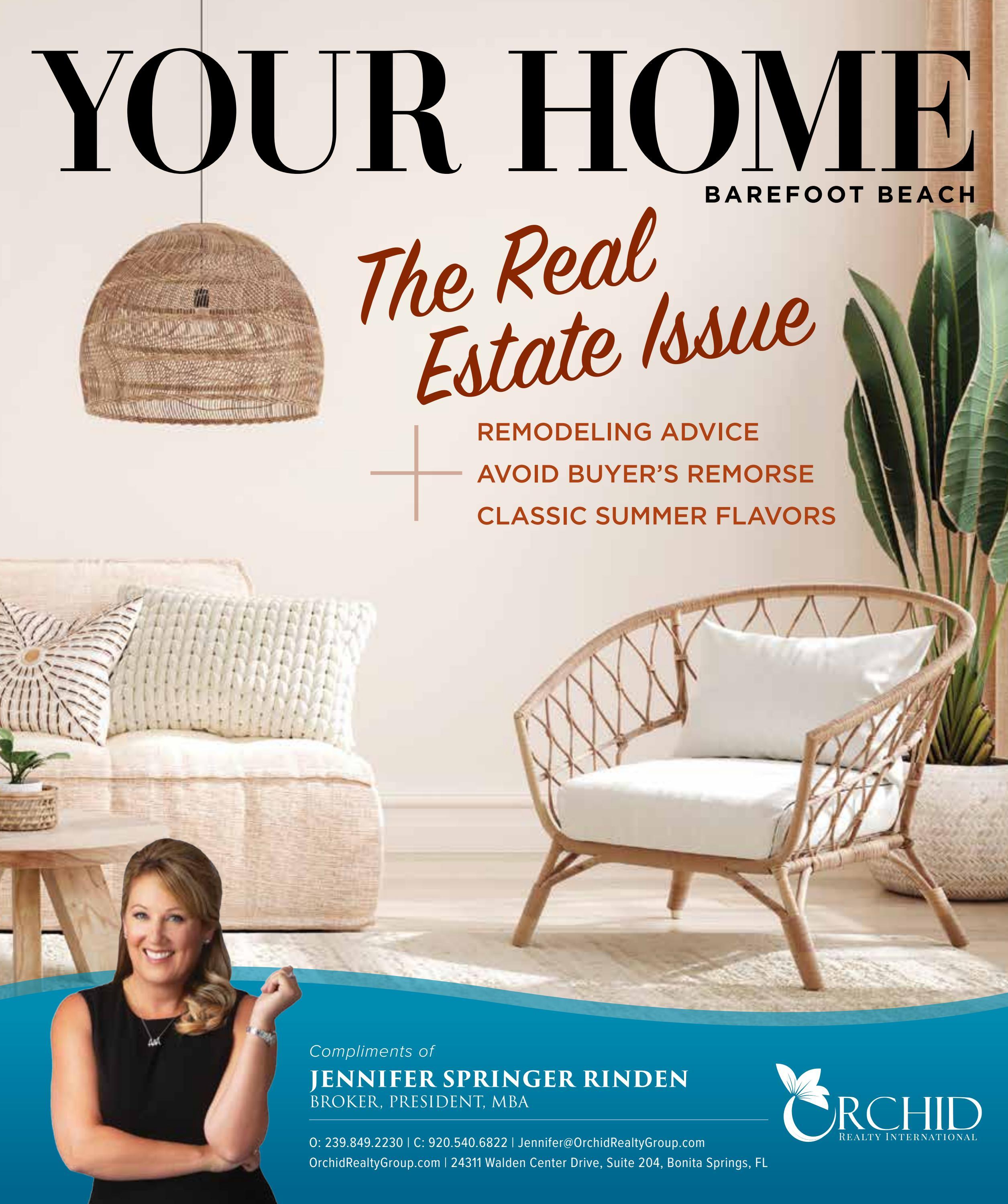 Your Home Magazine | Vol. 5 Iss. 4 | Jennifer Springer | Barefoot Beach ...