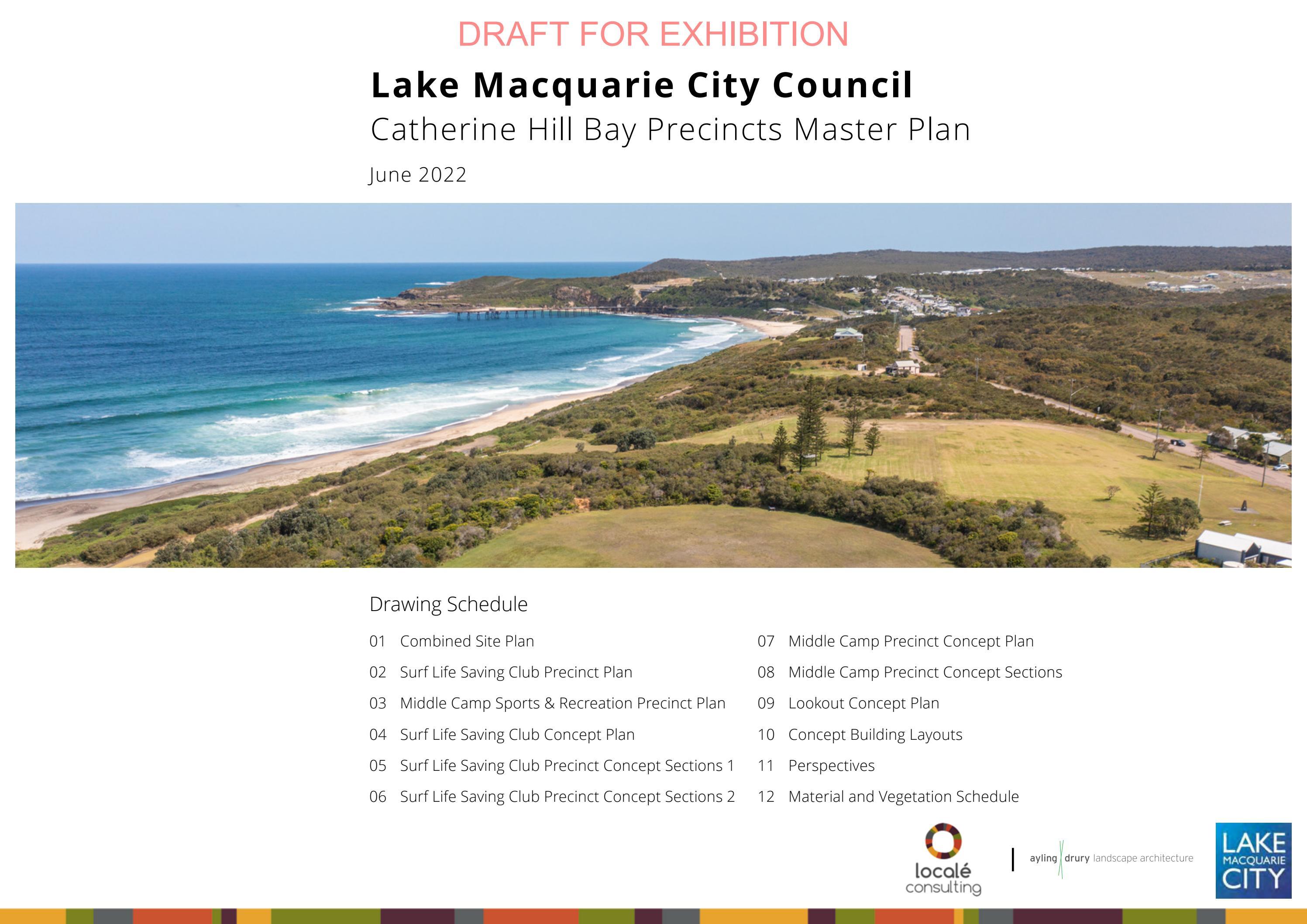 Draft Catherine Hill Bay Precincts Master Plan - drawings by Lake ...