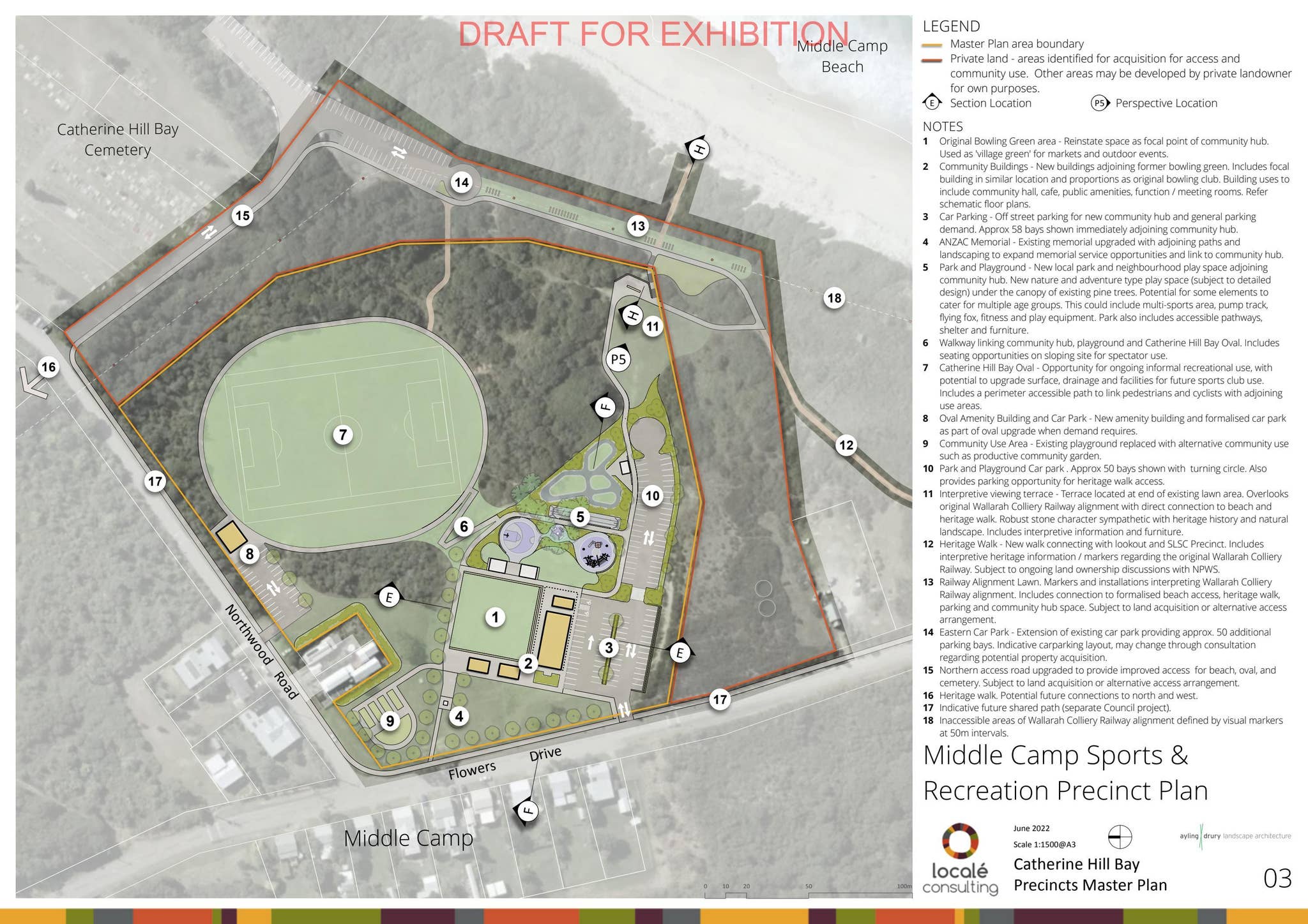 Draft Catherine Hill Bay Precincts Master Plan - drawings by Lake ...
