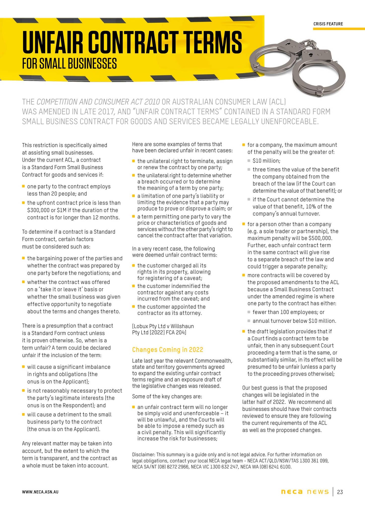 NECA News June 2022 by NECA_AUSTRALIA - Issuu