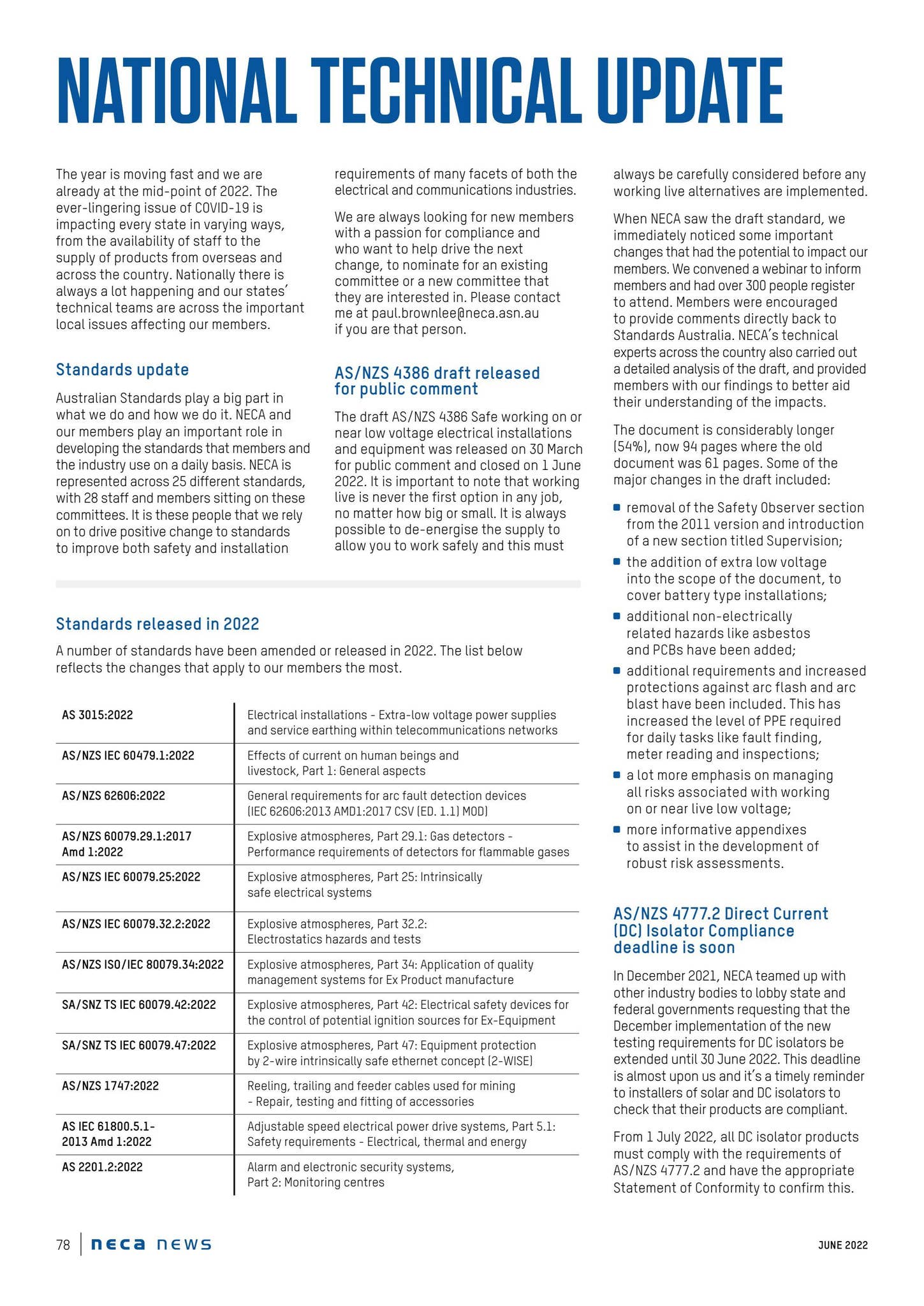 NECA News June 2022 by NECA_AUSTRALIA - Issuu