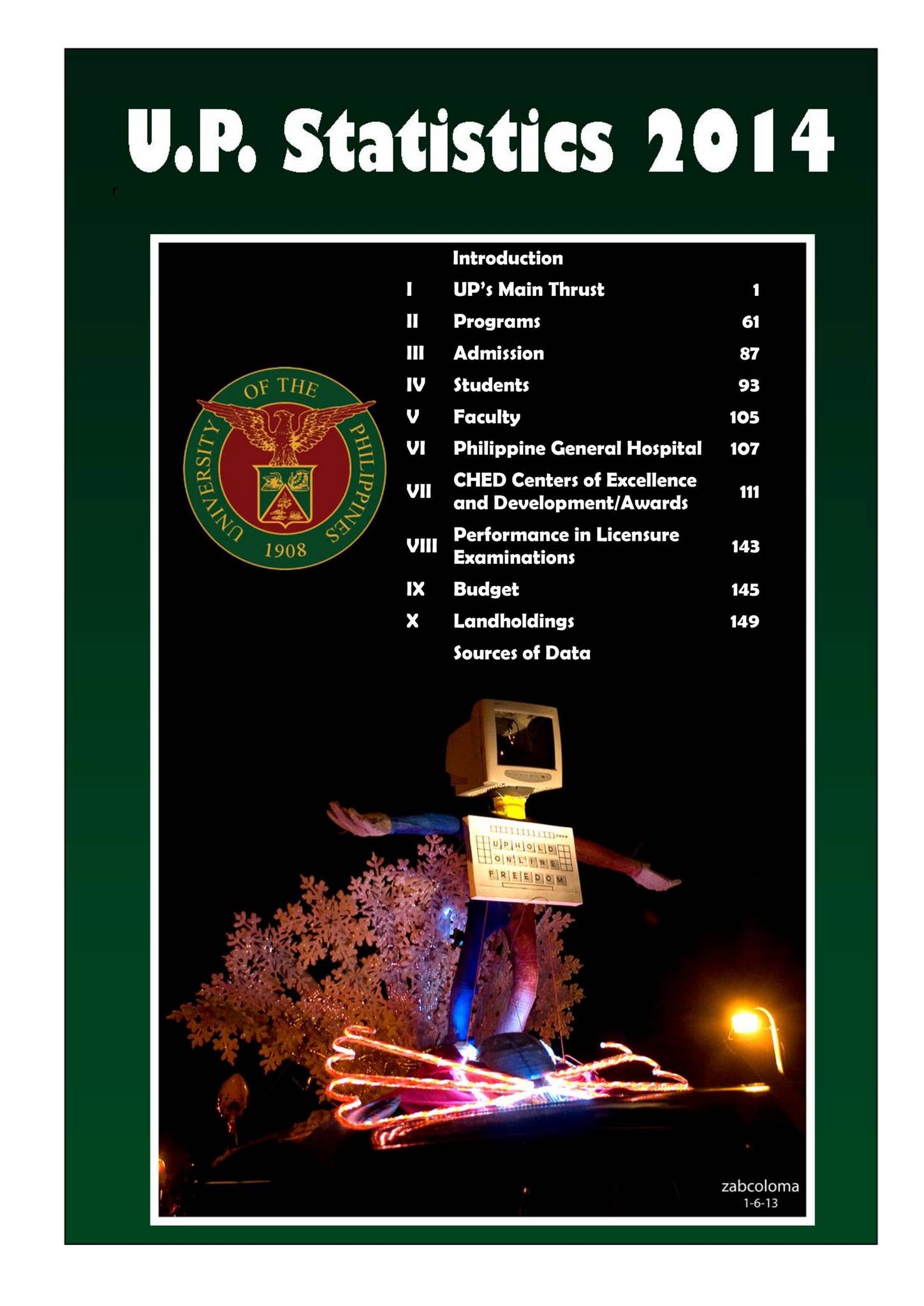 UP Statistics 2014 by University of the Philippines - Issuu