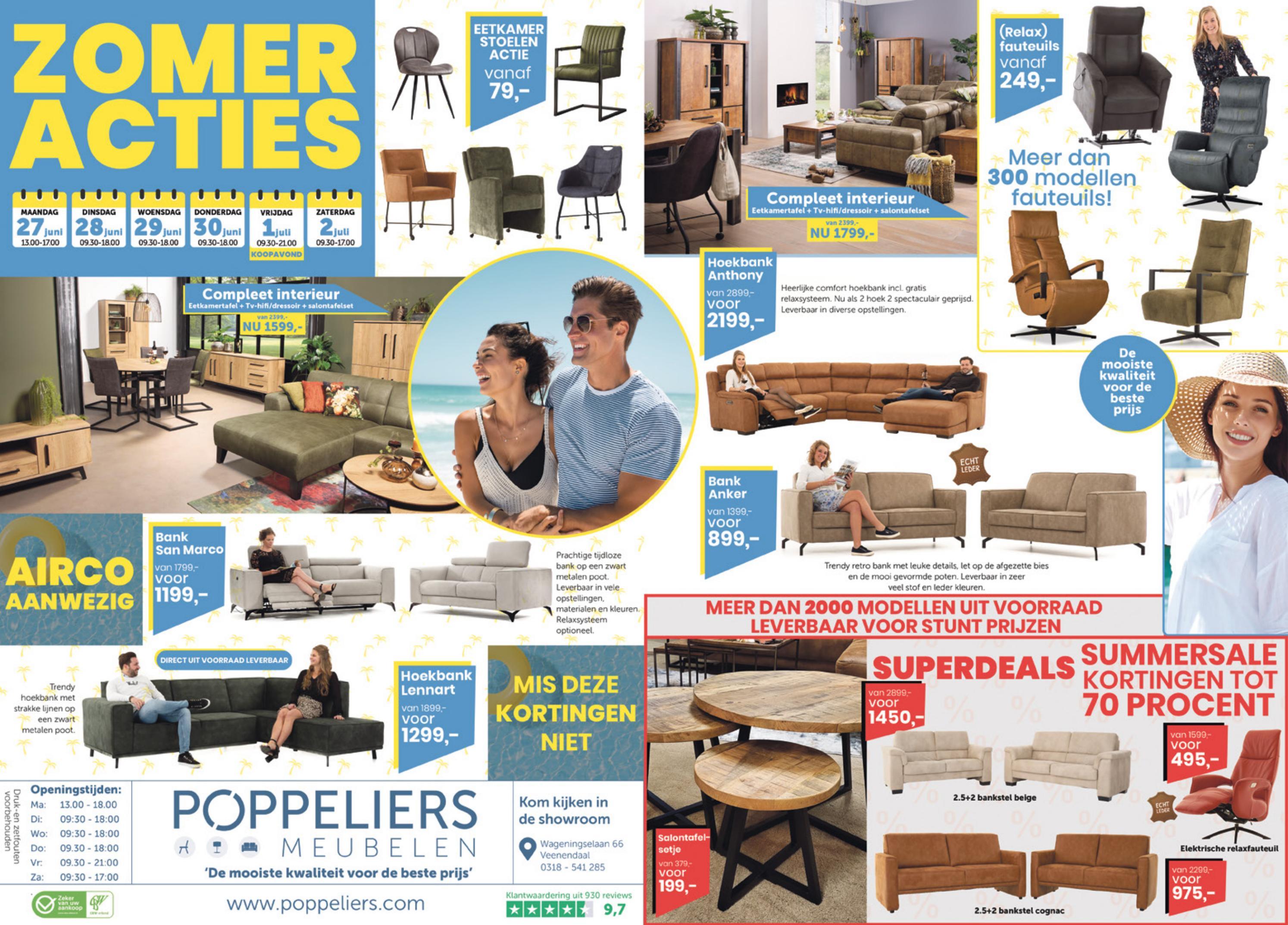 Folder of advertentie Poppeliers Meubelen week 26 by Media Solutions B ...