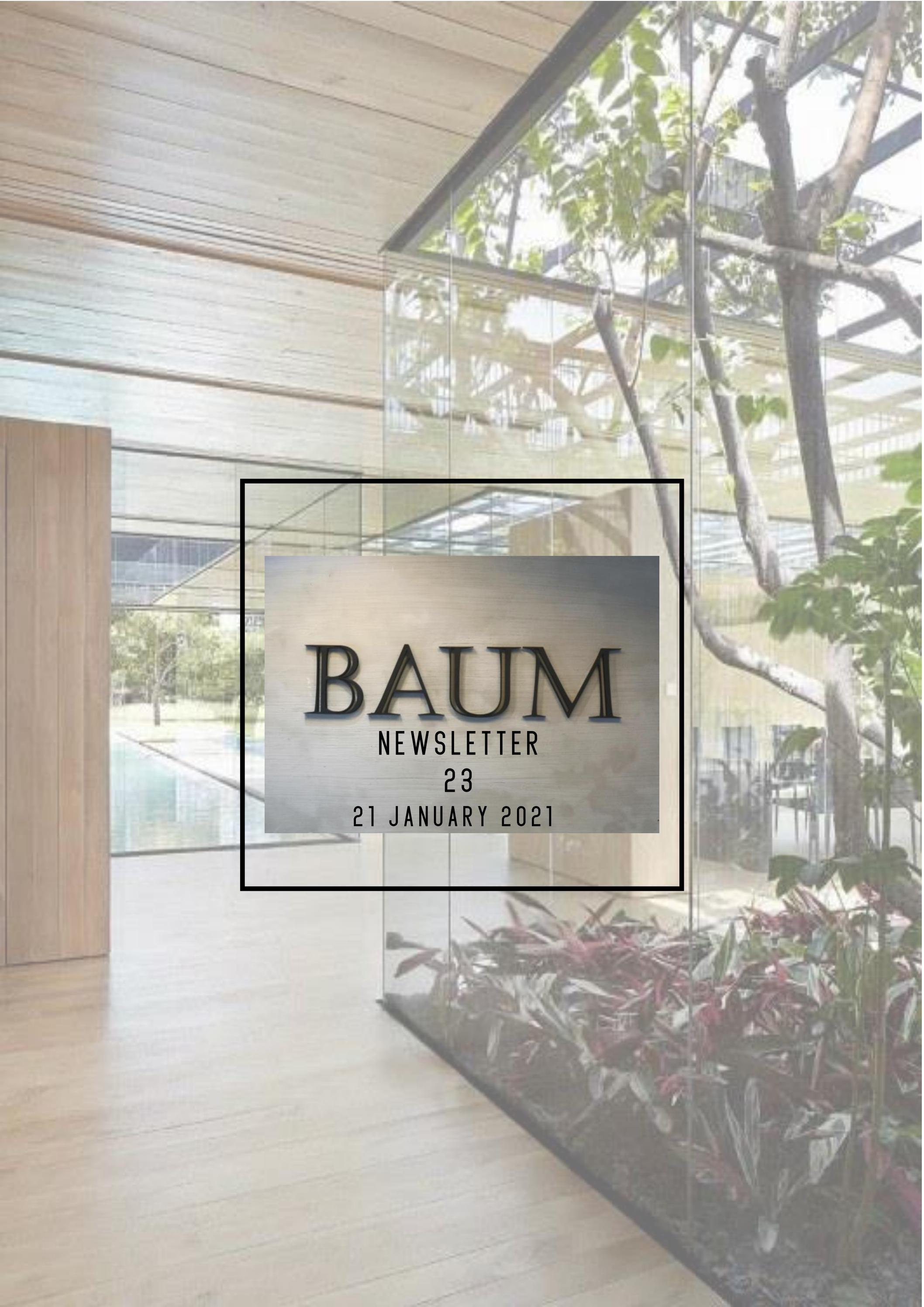 BAUM NEWSLETTER 23 - ARCHITECTURAL HOME by BAUM PROJECT - Issuu
