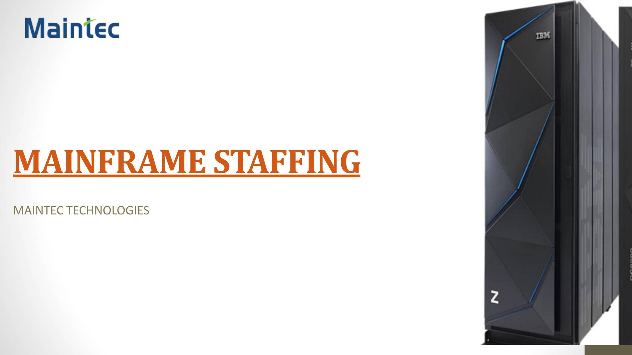 Mainframe Staffing | Maintec by Maintec Bangalore - Issuu