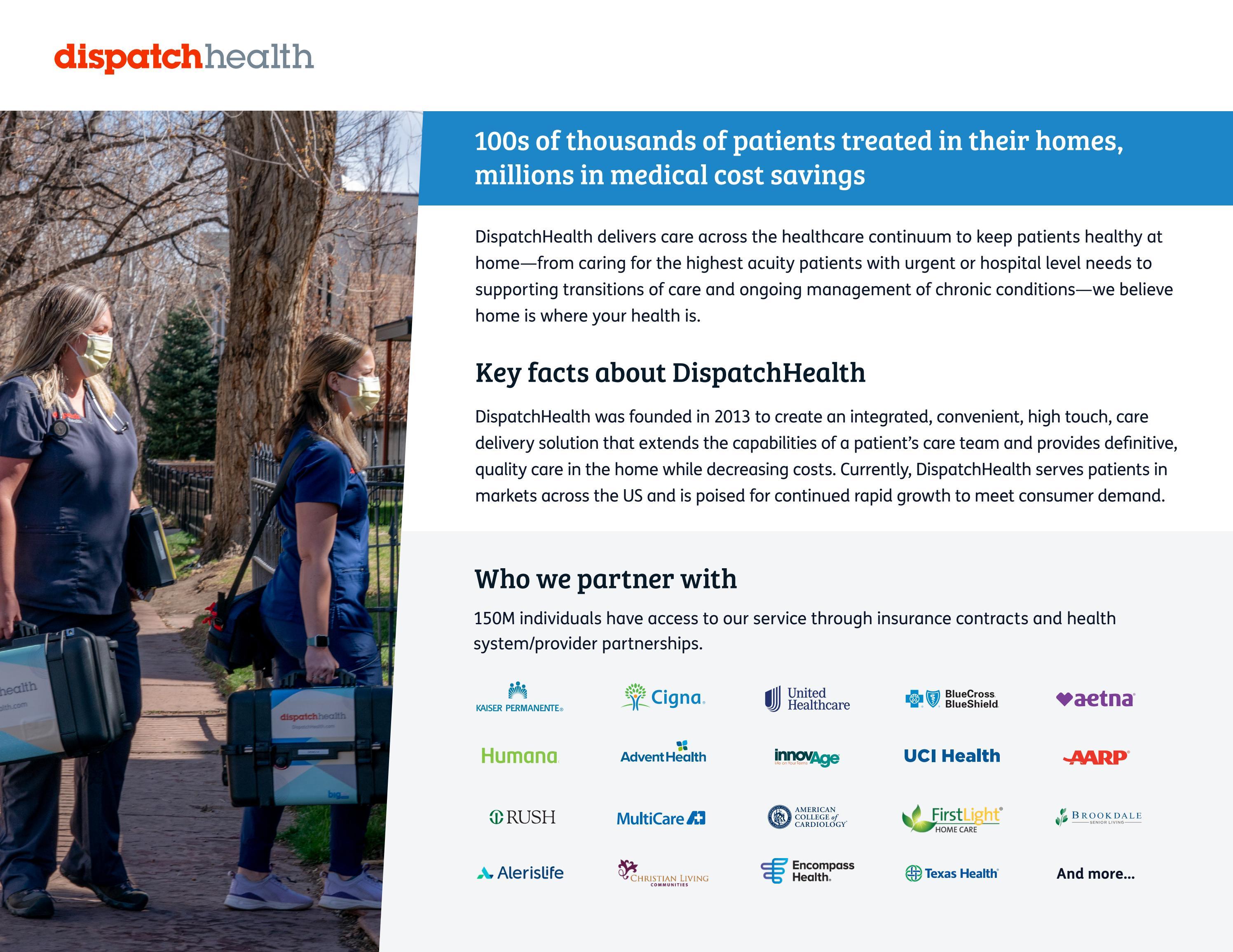 Partner Overview One Pager by DispatchHealth - Issuu