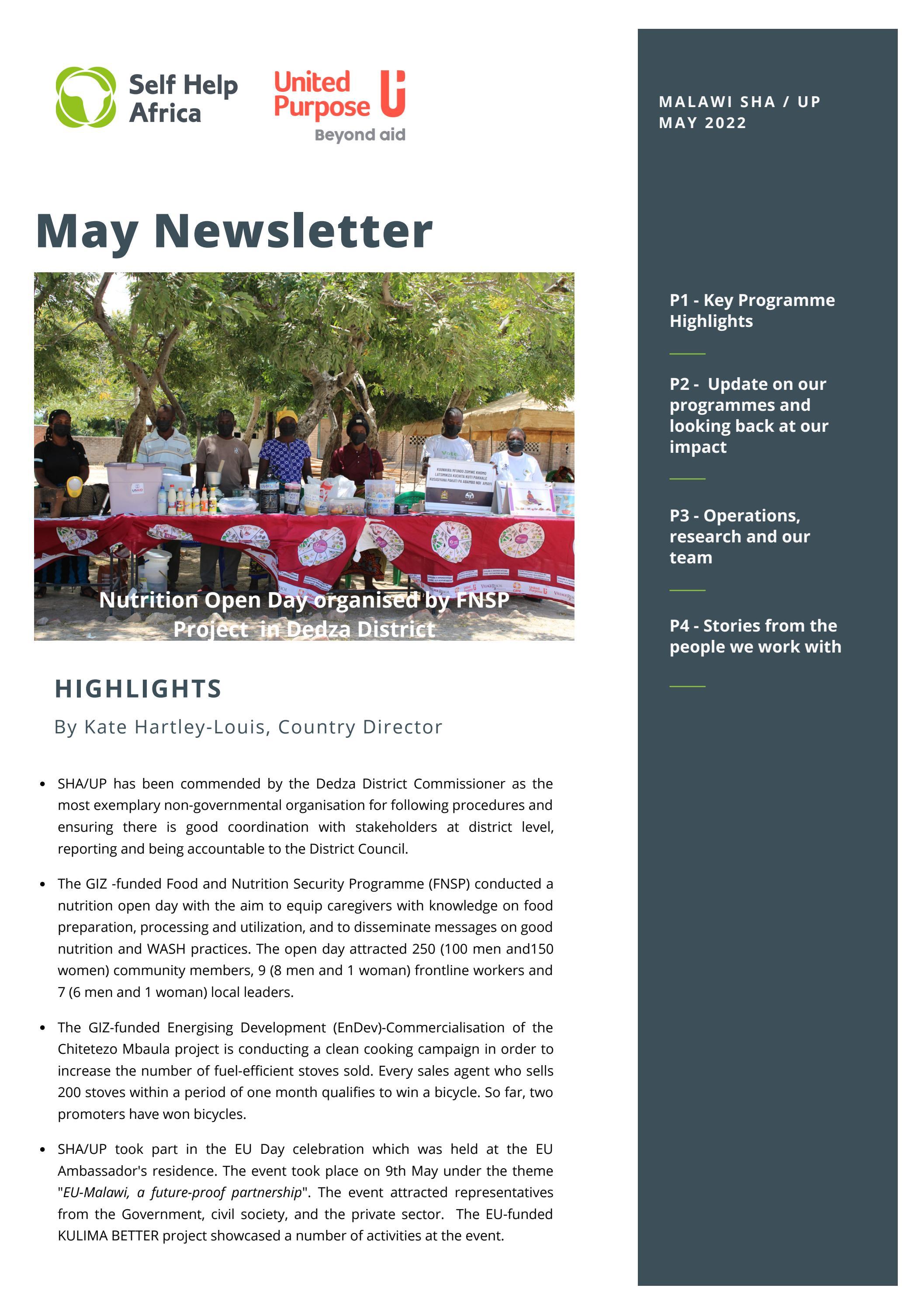 Quarterly News from Malawi by Self Help Africa 1 - Issuu