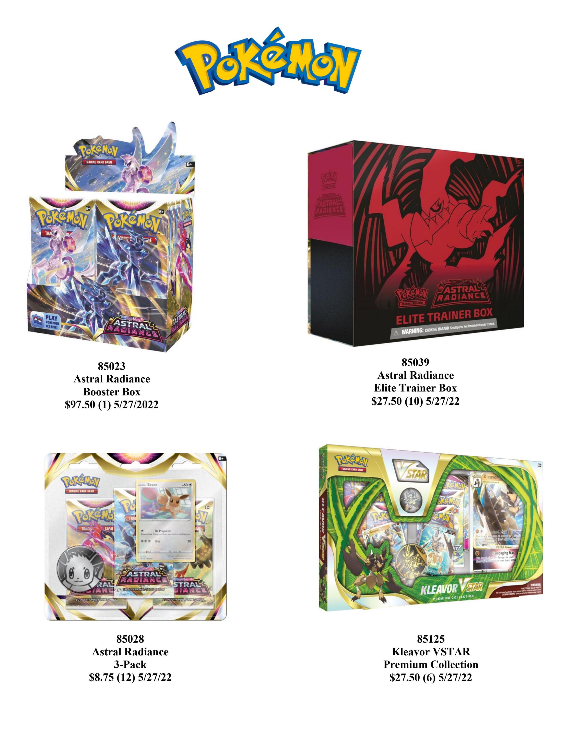 May Pokemon Sell Sheet by ErinGriffinGroup - Issuu
