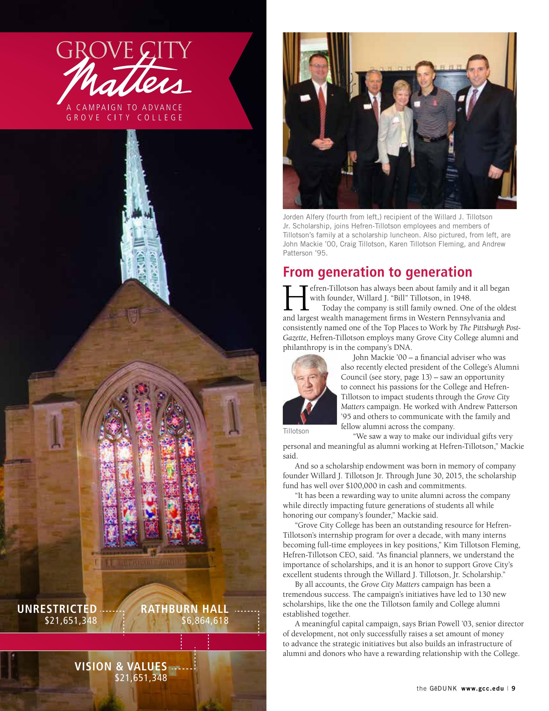 GeDUNK Summer 2015 by Grove City College - Issuu