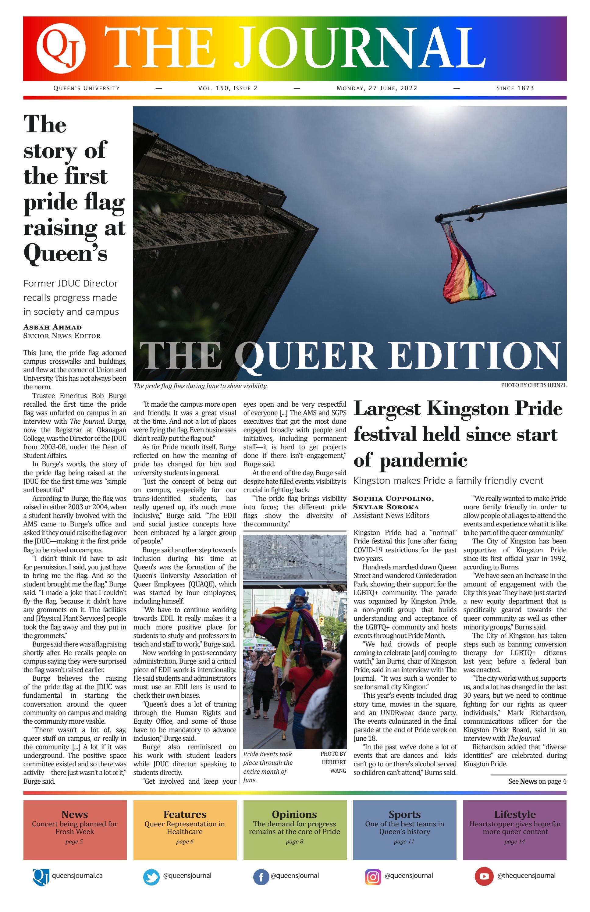 The Queen's Journal, Volume 150, Issue 2 by The Queen's Journal - Issuu