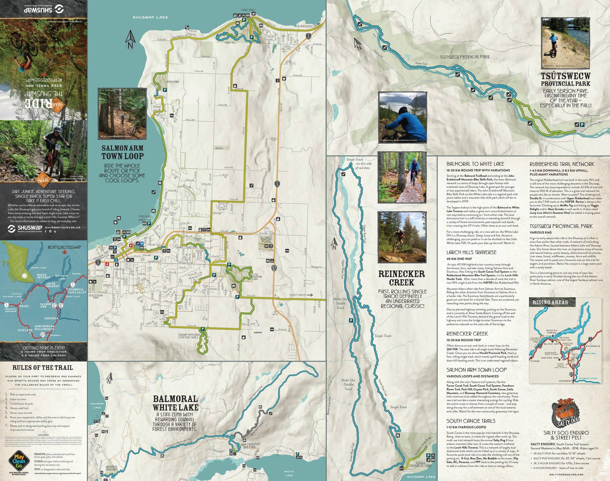 Shuswap Trail Alliance Bike Trail Map by ColumbiaShuswapRD - Issuu