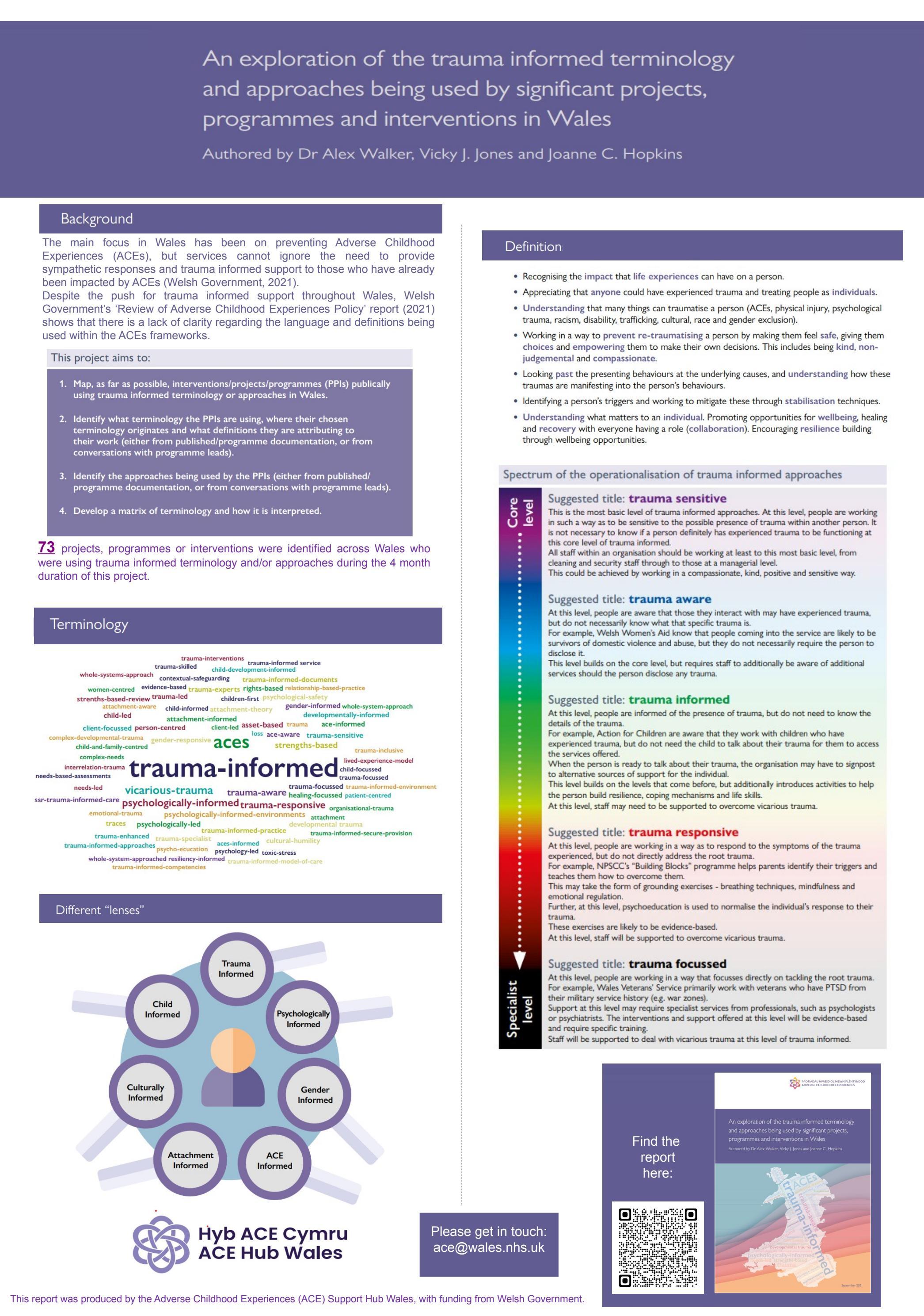 Trauma Informed Terminology & Approaches Poster by ACESupportHub - Issuu