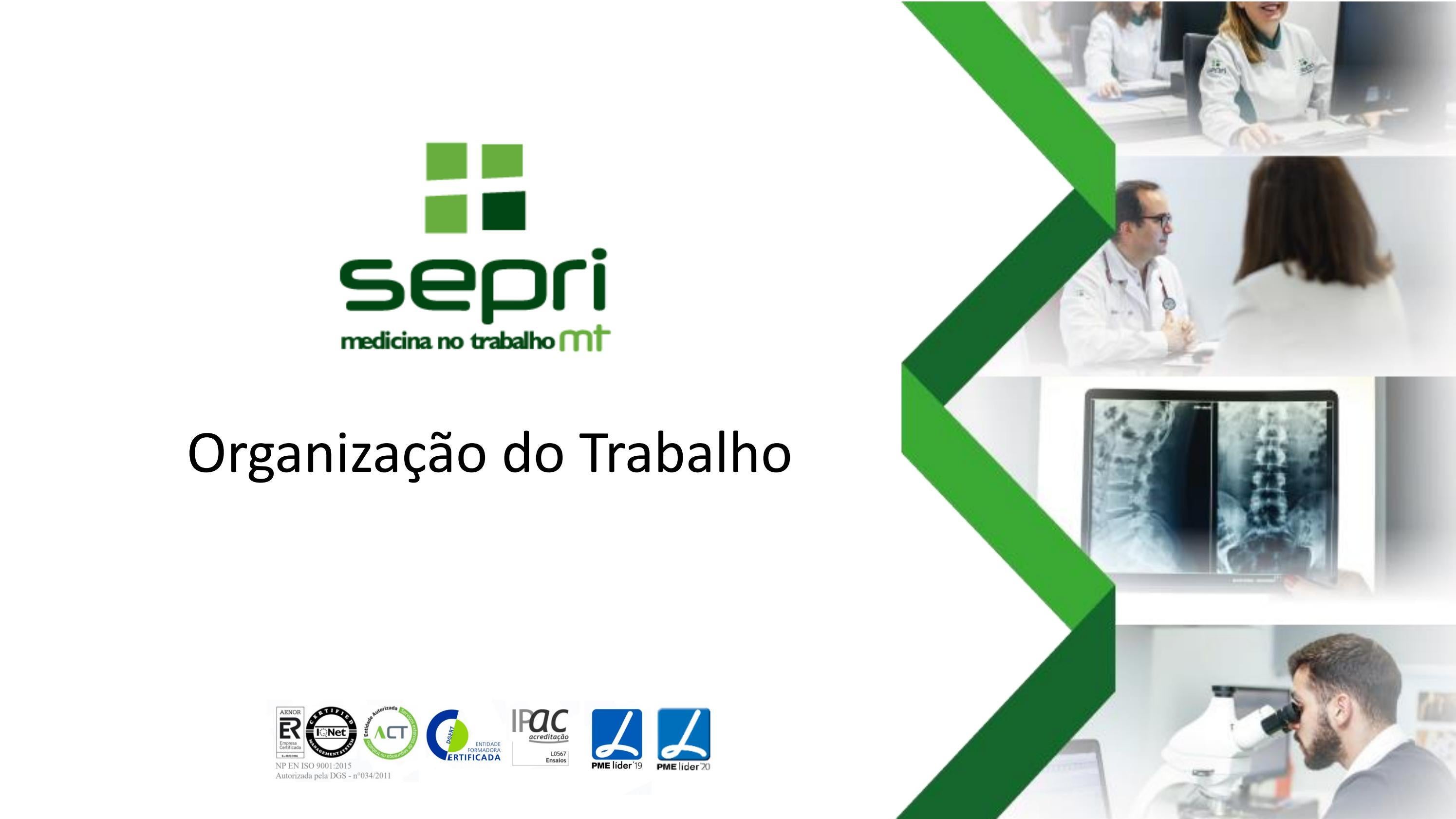Organização do Trabalho by sepri.pt - Issuu