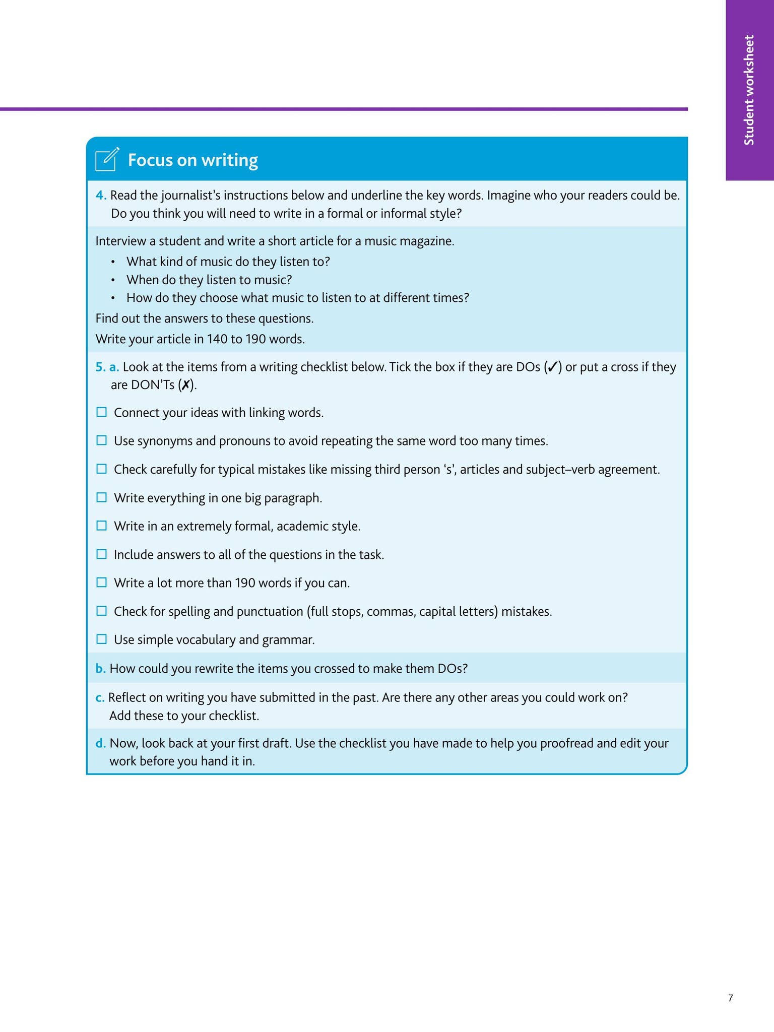 B2 First for Schools: Entertainment poster lesson plan and activities ...