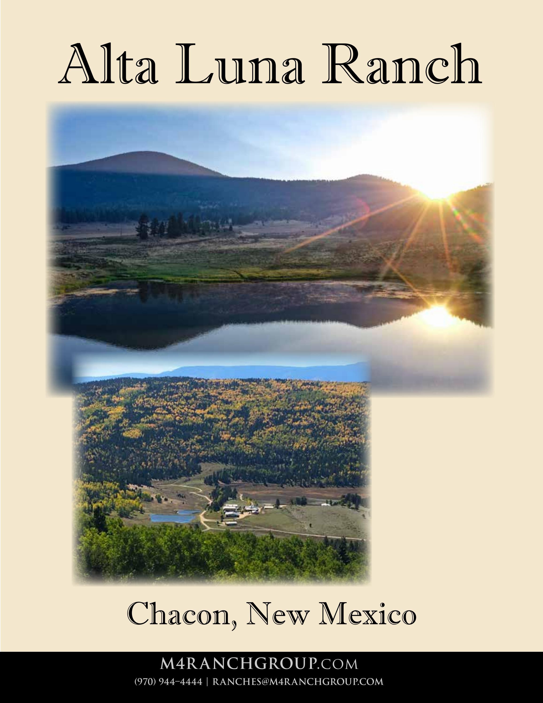 Alta Luna Ranch - New Mexico by M4 Ranch Group - Issuu