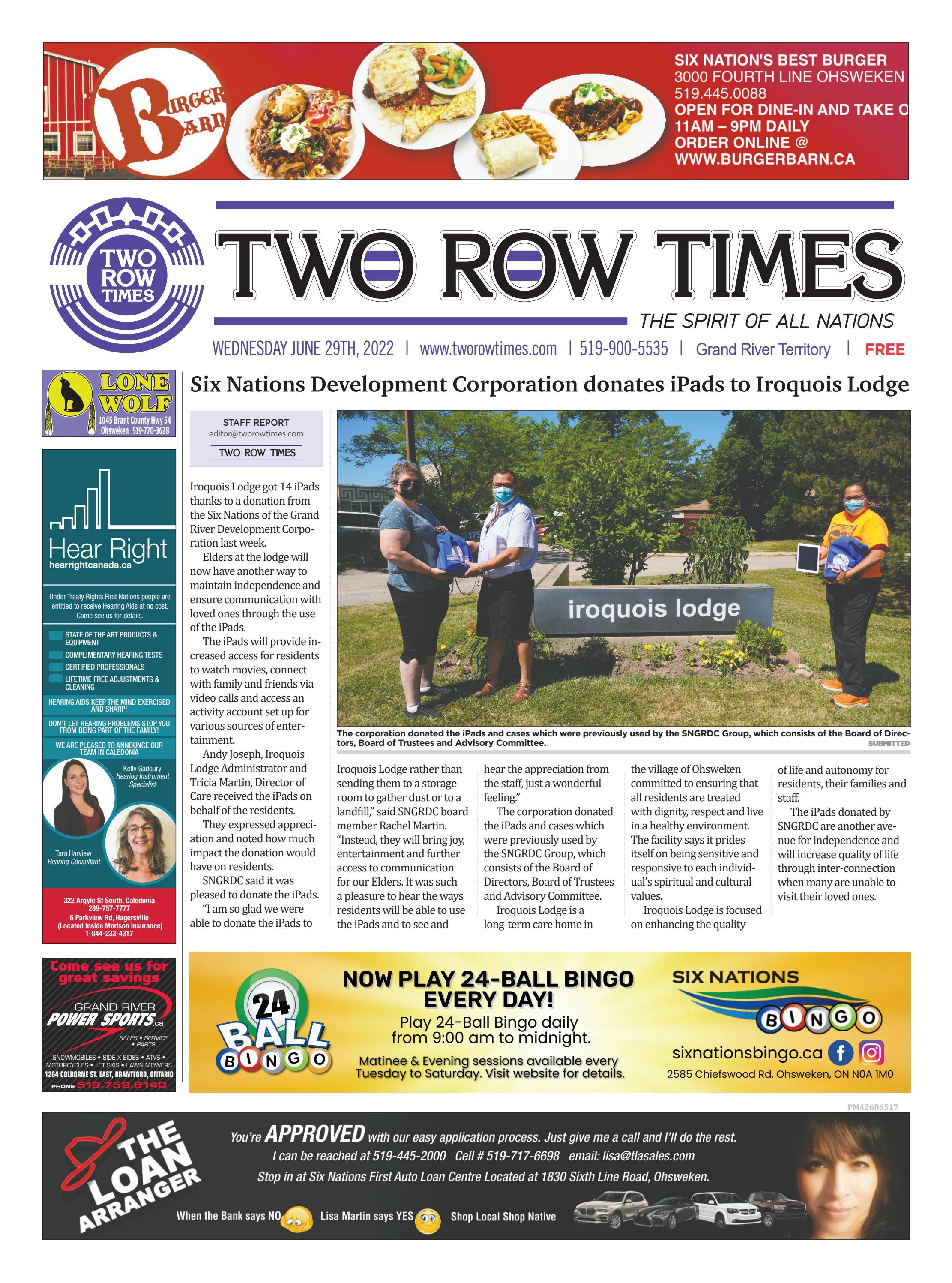 Two Row Times, June 29, 2022 by Two Row Times - Issuu