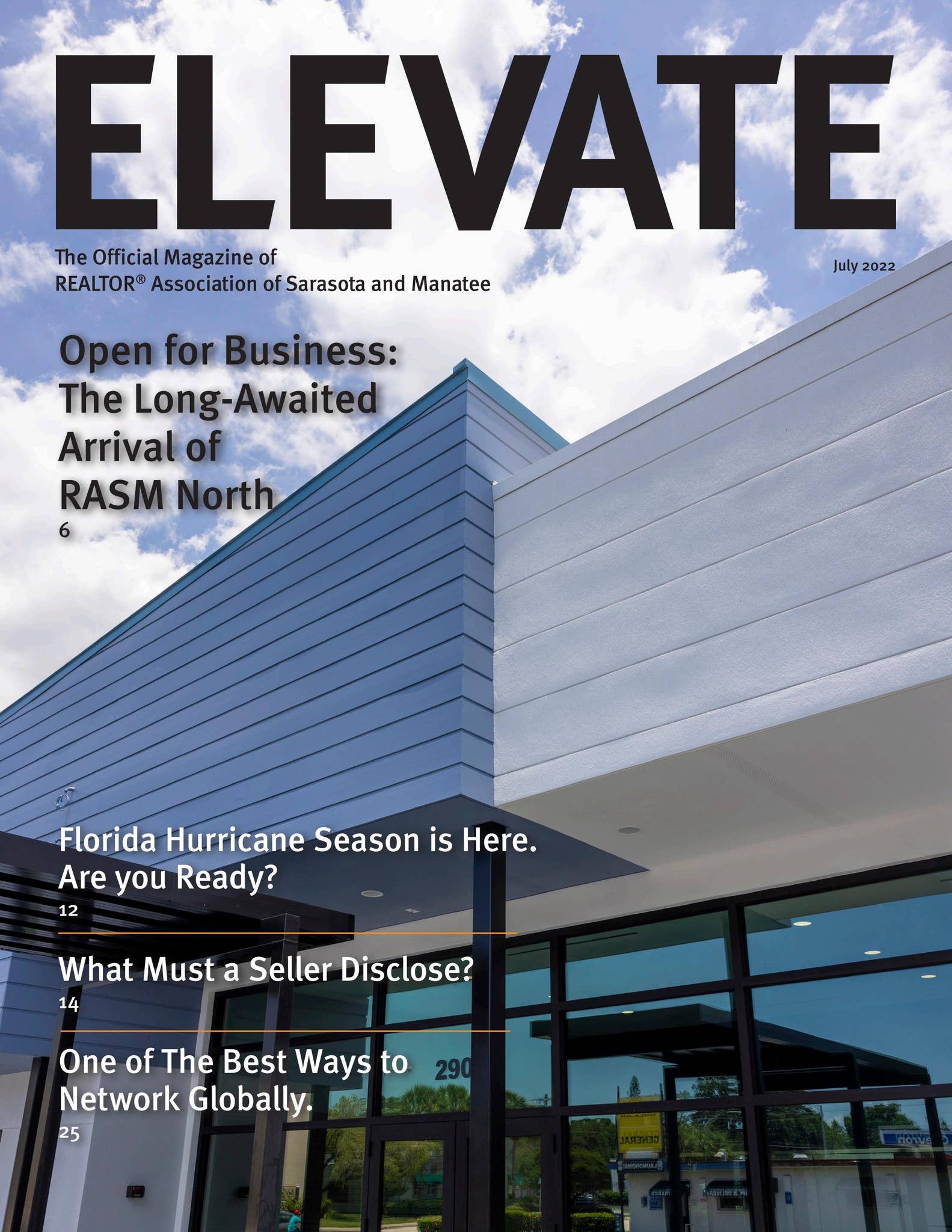 ELEVATE Magazine - RASM - July 2022 Issue by REALTOR® Association of Sarasota and Manatee - Issuu