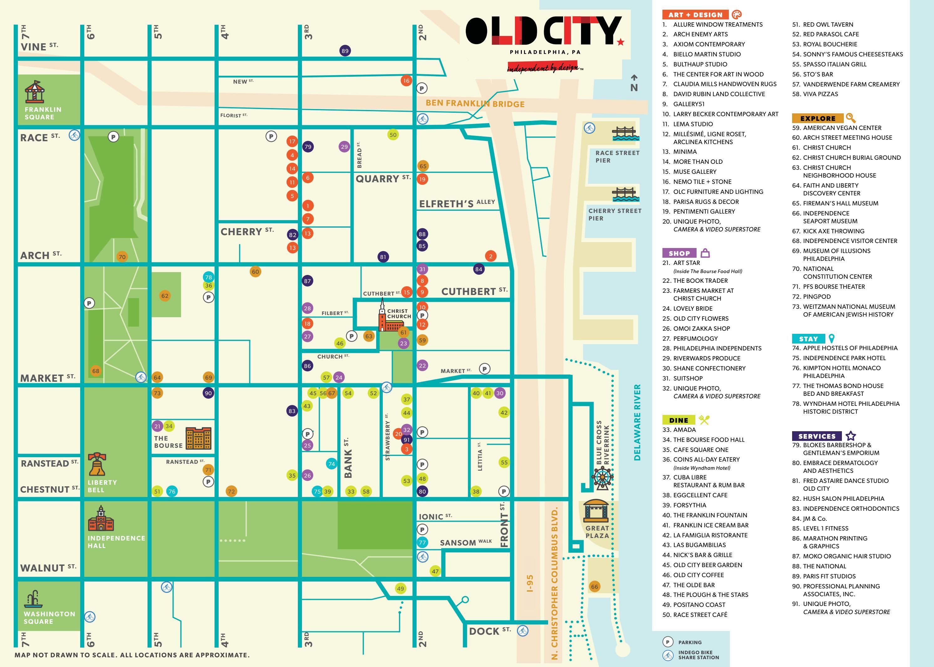 2022 Old City Map by Old City District - Issuu