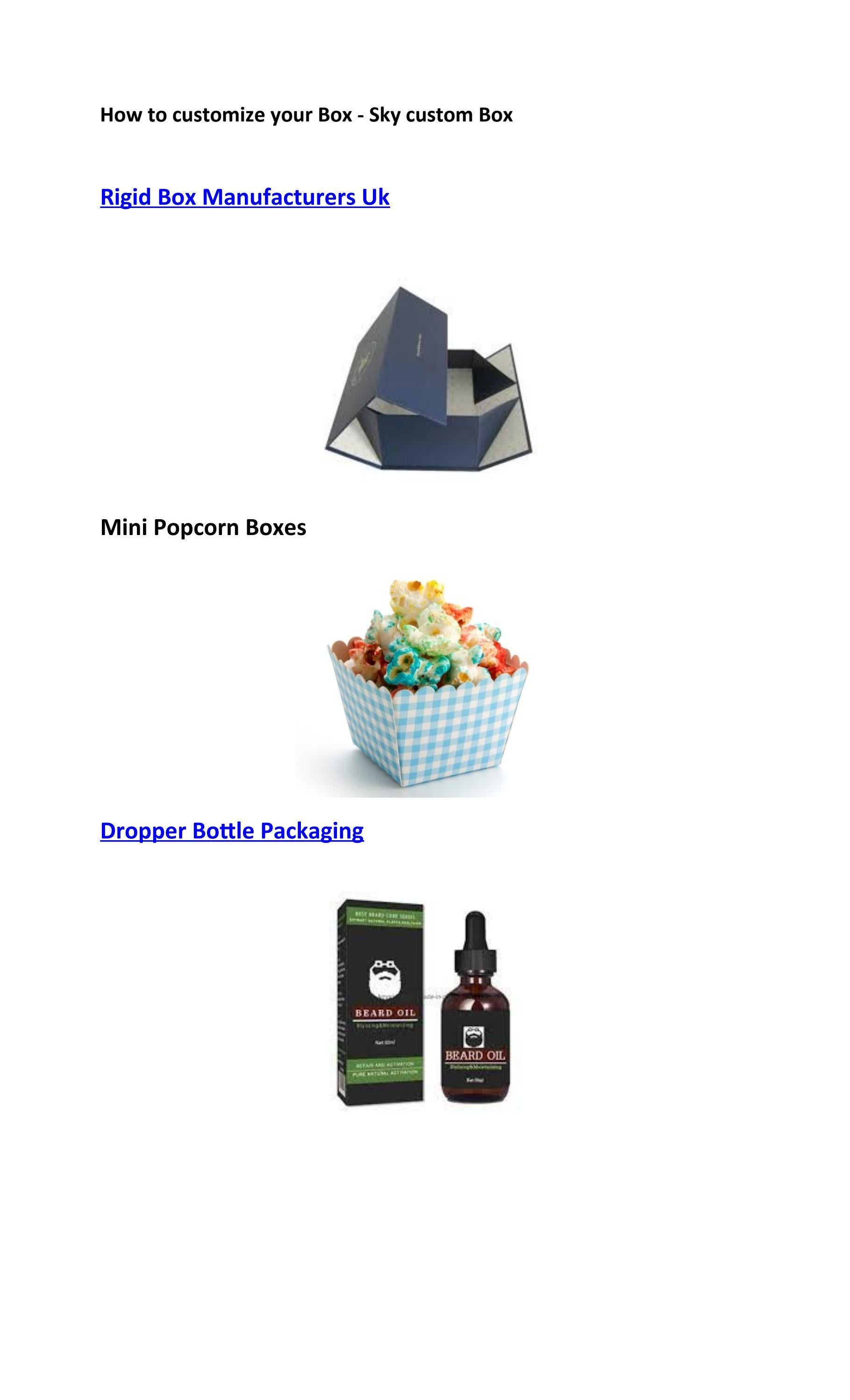 How to customize your Box - Sky custom Box by Sky Custom Box - Issuu