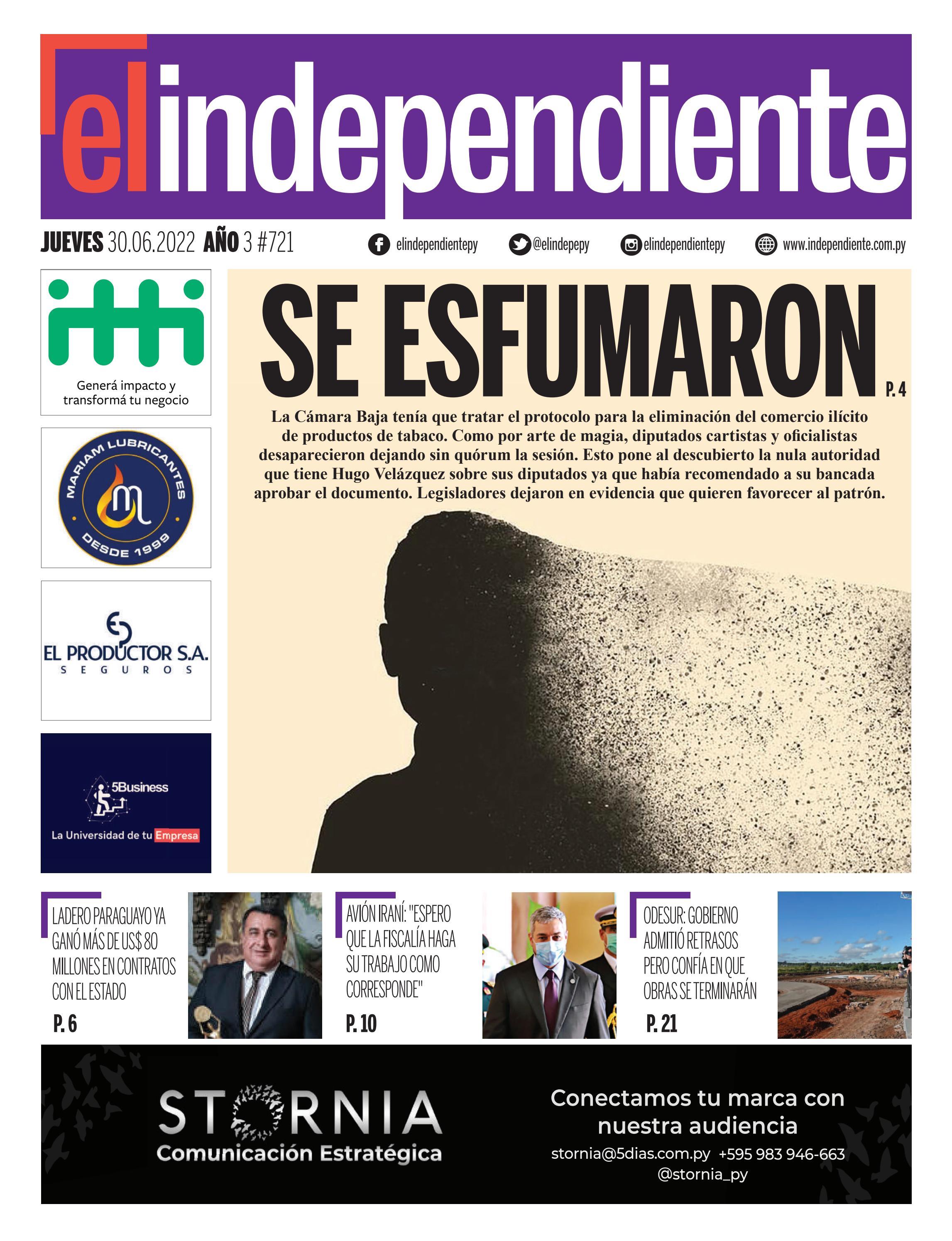 El Independiente 30-06-2022 by Editorial de Negocios S.A. - Issuu