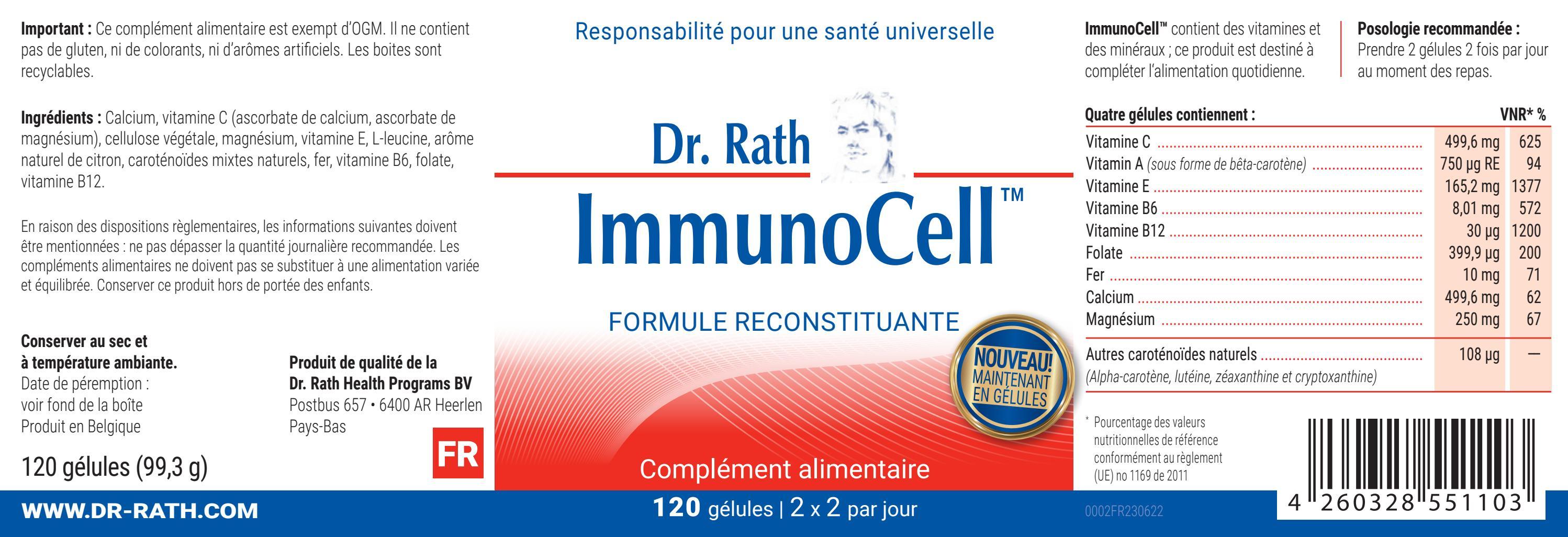 IMMUNOCELL - LABEL FR by Dr. Rath Health Programs - Issuu