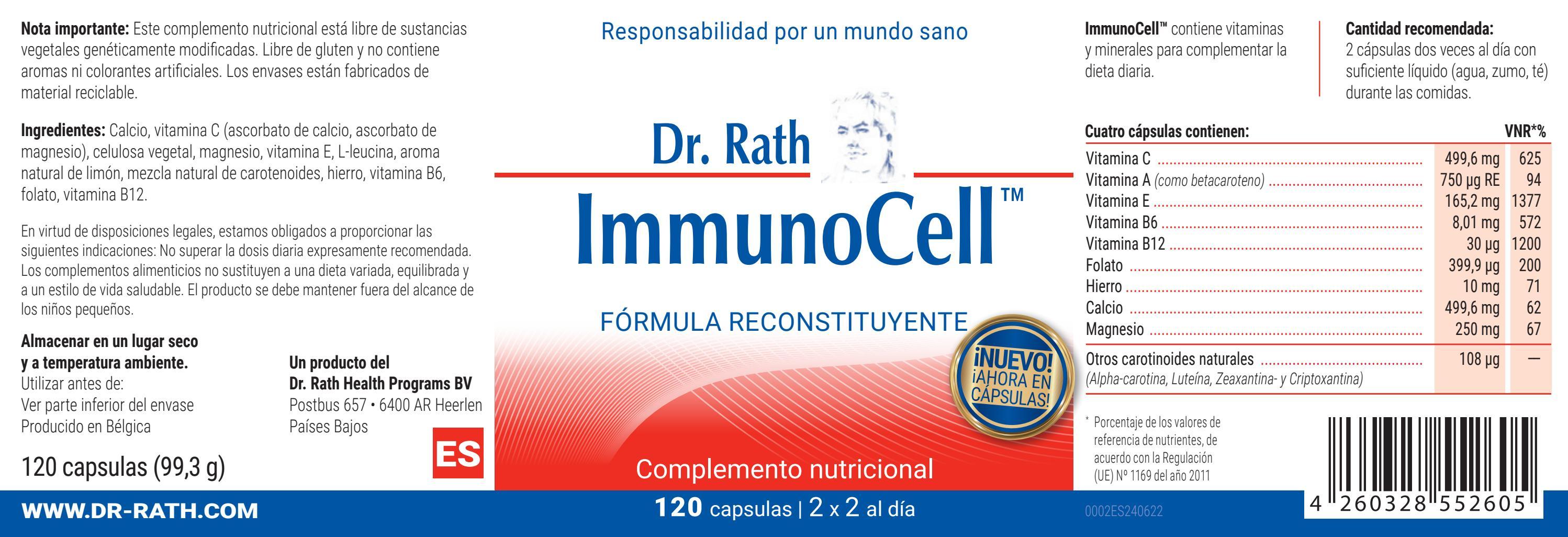 IMMUNOCELL - LABEL ES by Dr. Rath Health Programs - Issuu