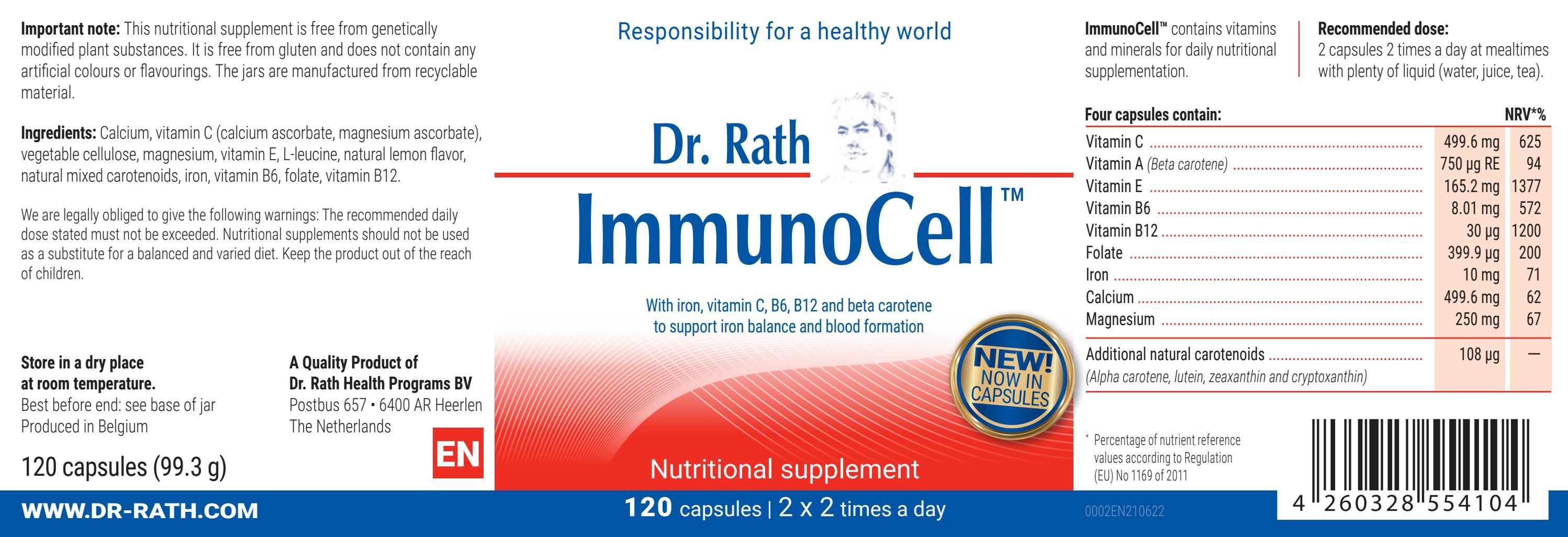 IMMUNOCELL - LABEL UK by Dr. Rath Health Programs - Issuu