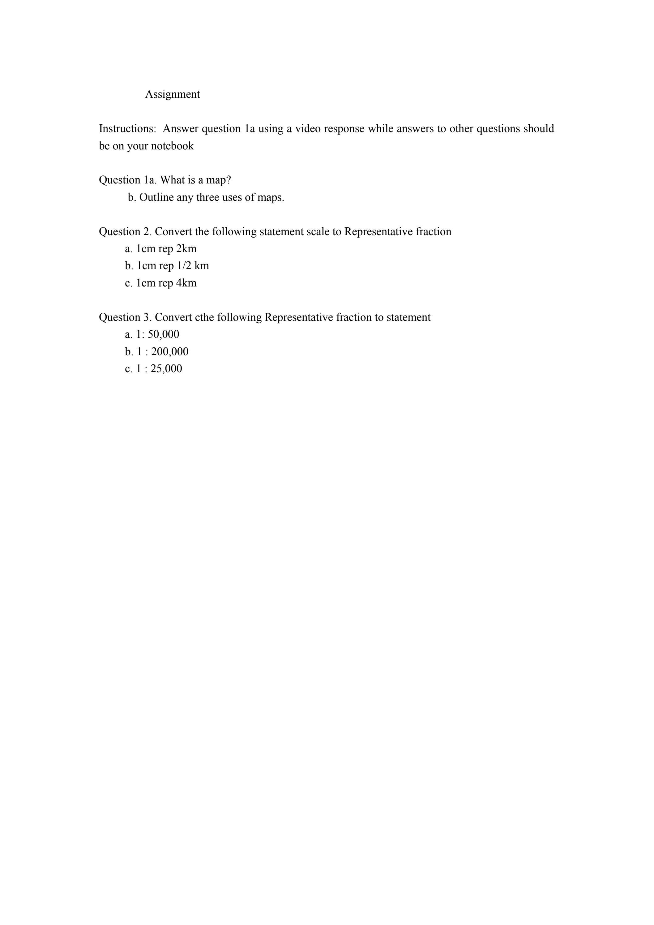 Assignment on Introduction to map work by Gra chef - Issuu