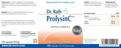 PROLYSIN C - LABEL UK by Dr. Rath Health Programs - Issuu