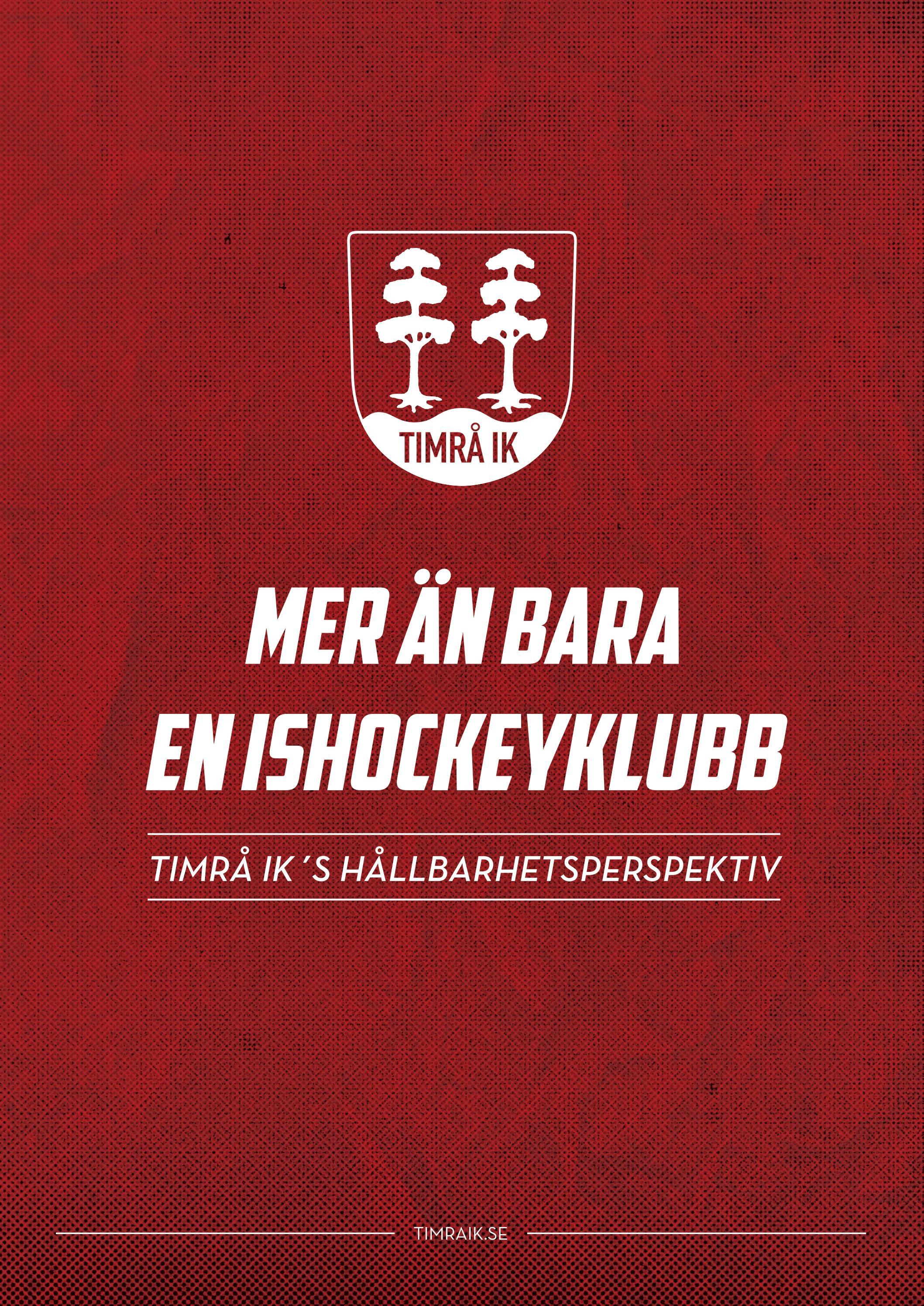 Timrå IK´s Hållbarhetsperspektiv by timra_ik - Issuu