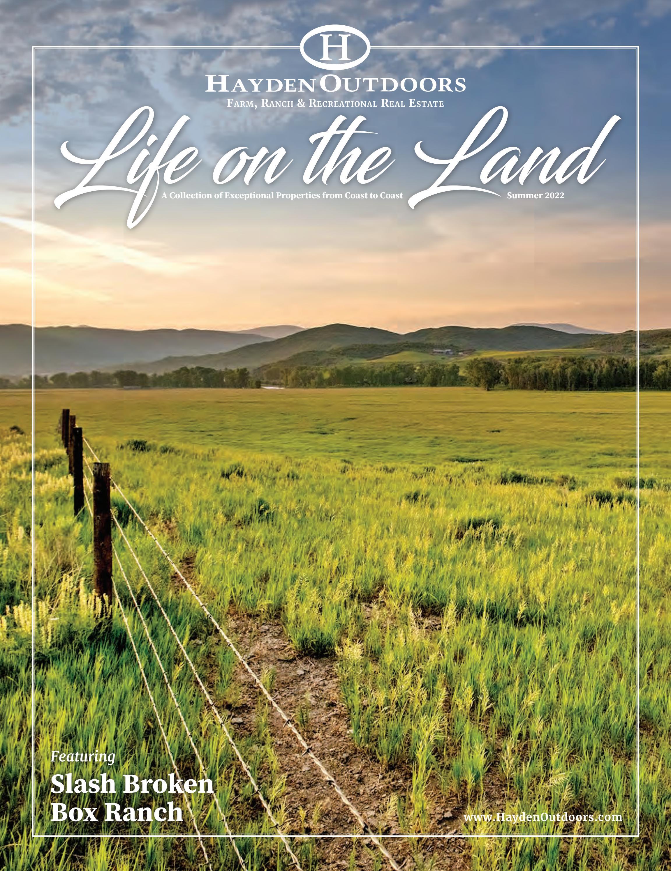 Life On The Land Summer 2022 by Hayden Outdoors - Issuu