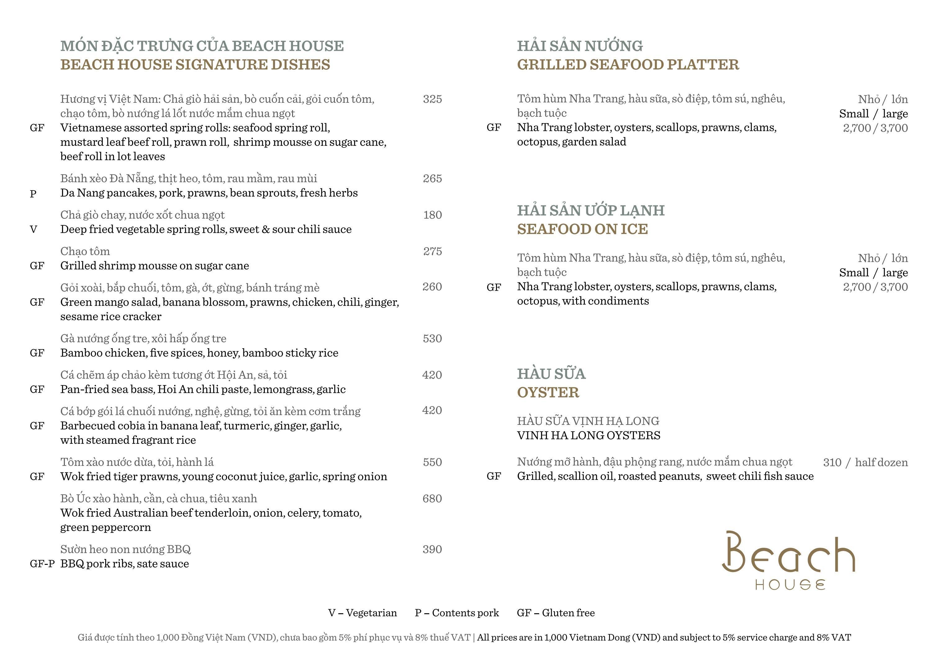 Beach House Menu by hyattregencydanangresortandspa - Issuu