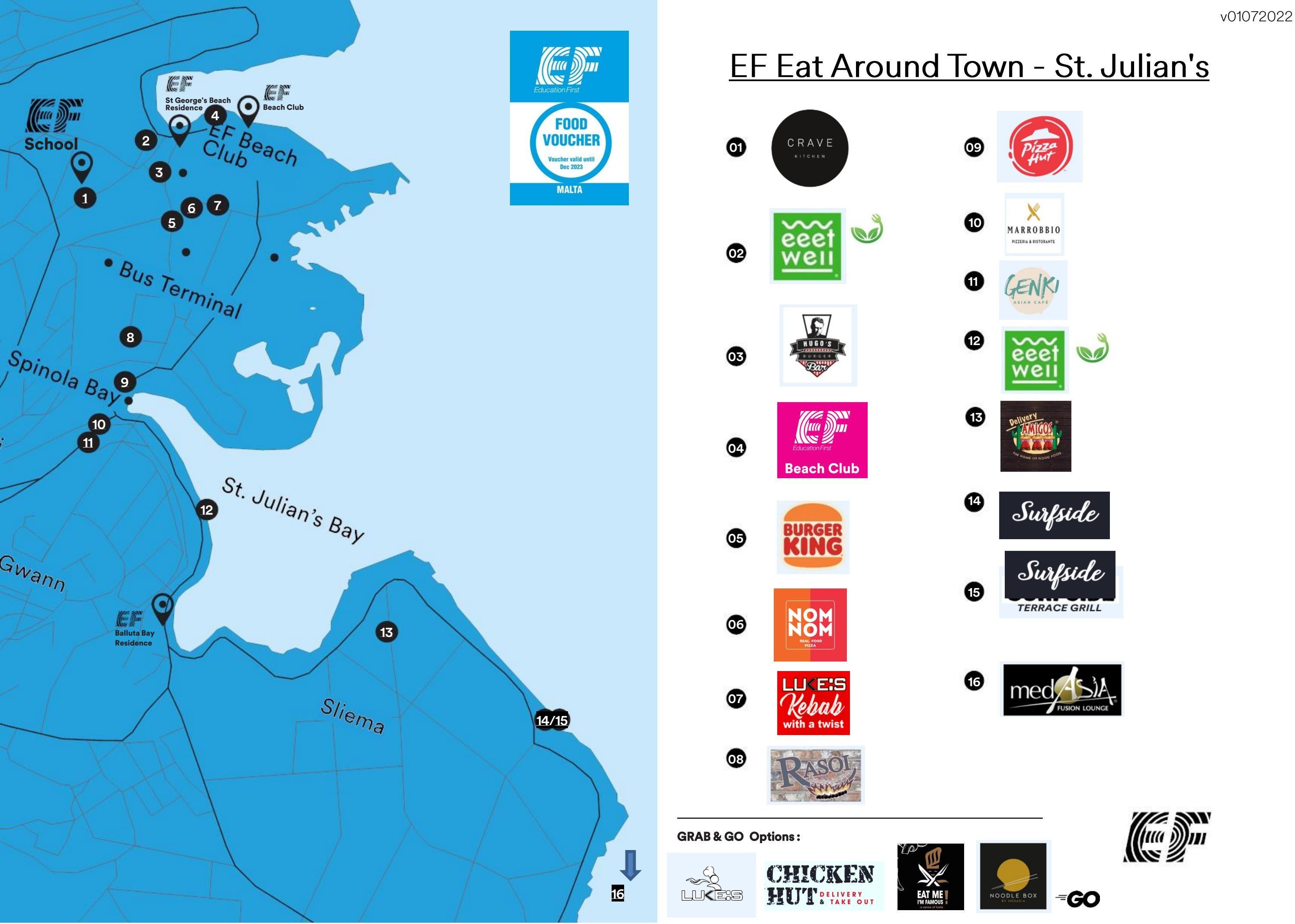 EF Eat Around Town - St. Julians by EF Education First - Issuu