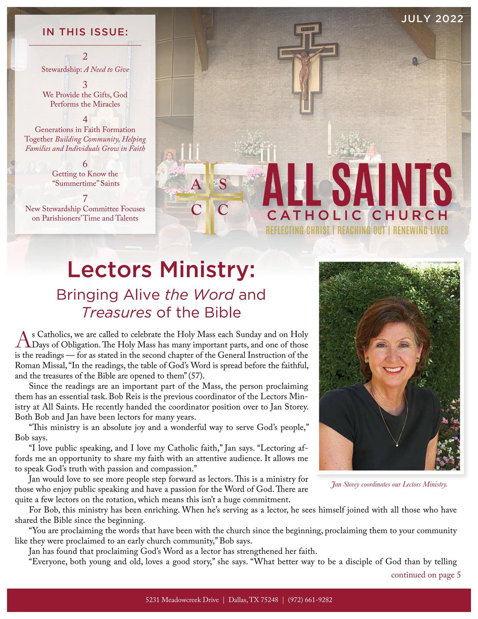 All Saints Catholic Church Newsletter — July 2022 by Catholic ...
