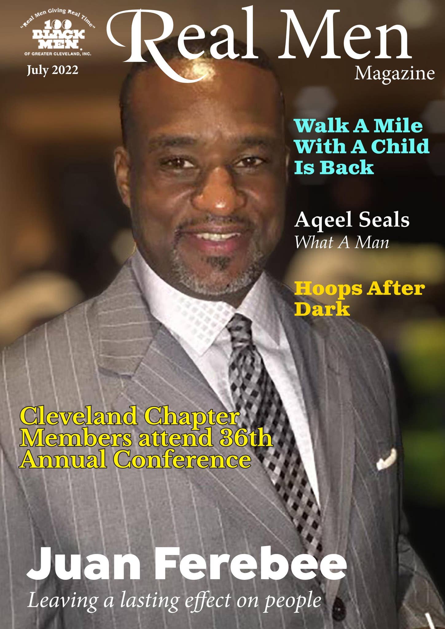 100 Black Men of Greater Cleveland, Inc. Real Men Magazine July Issue ...