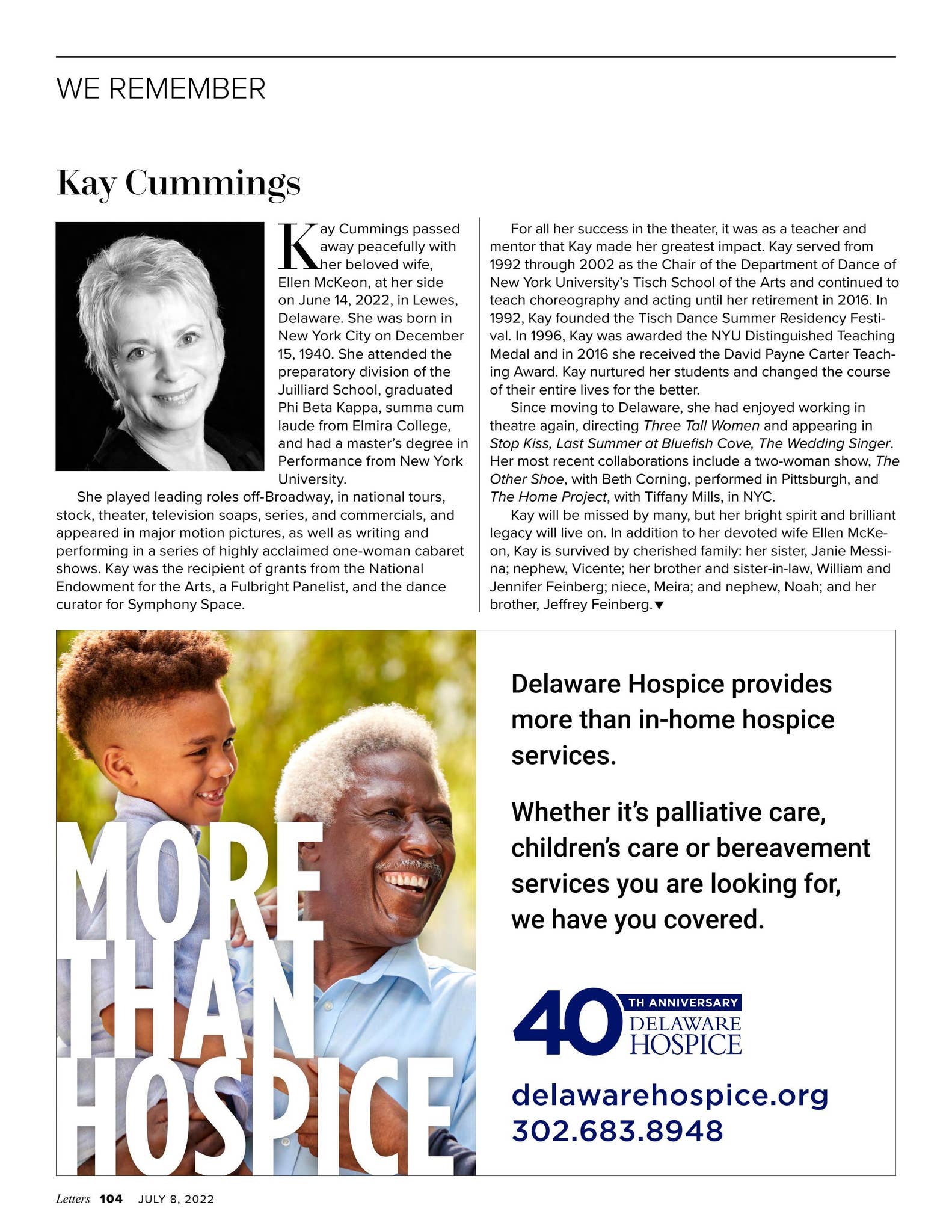 Letters from CAMP Rehoboth, Vol. 32, No. 7 by CAMP Rehoboth - Issuu